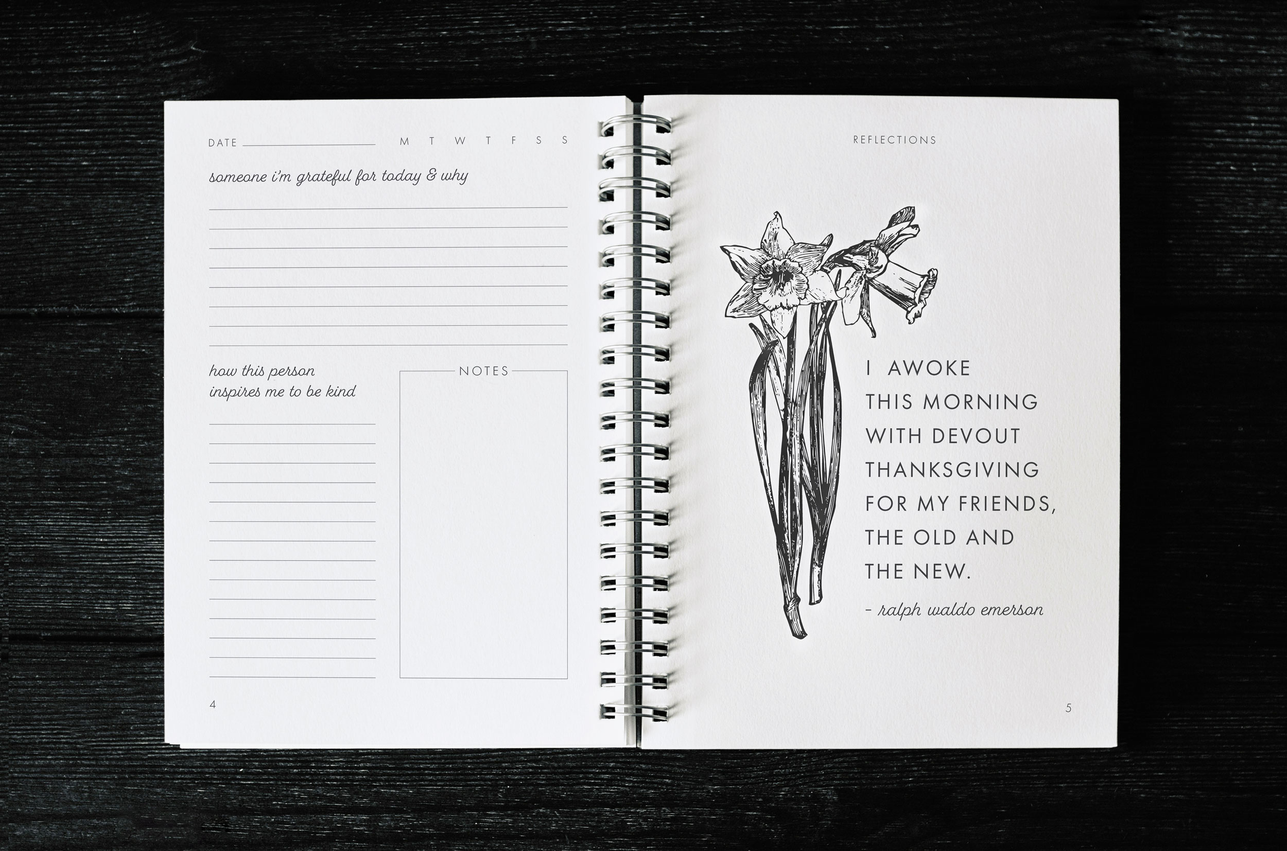 Gratitude and Reflection Journal by Mary Kim on Dribbble