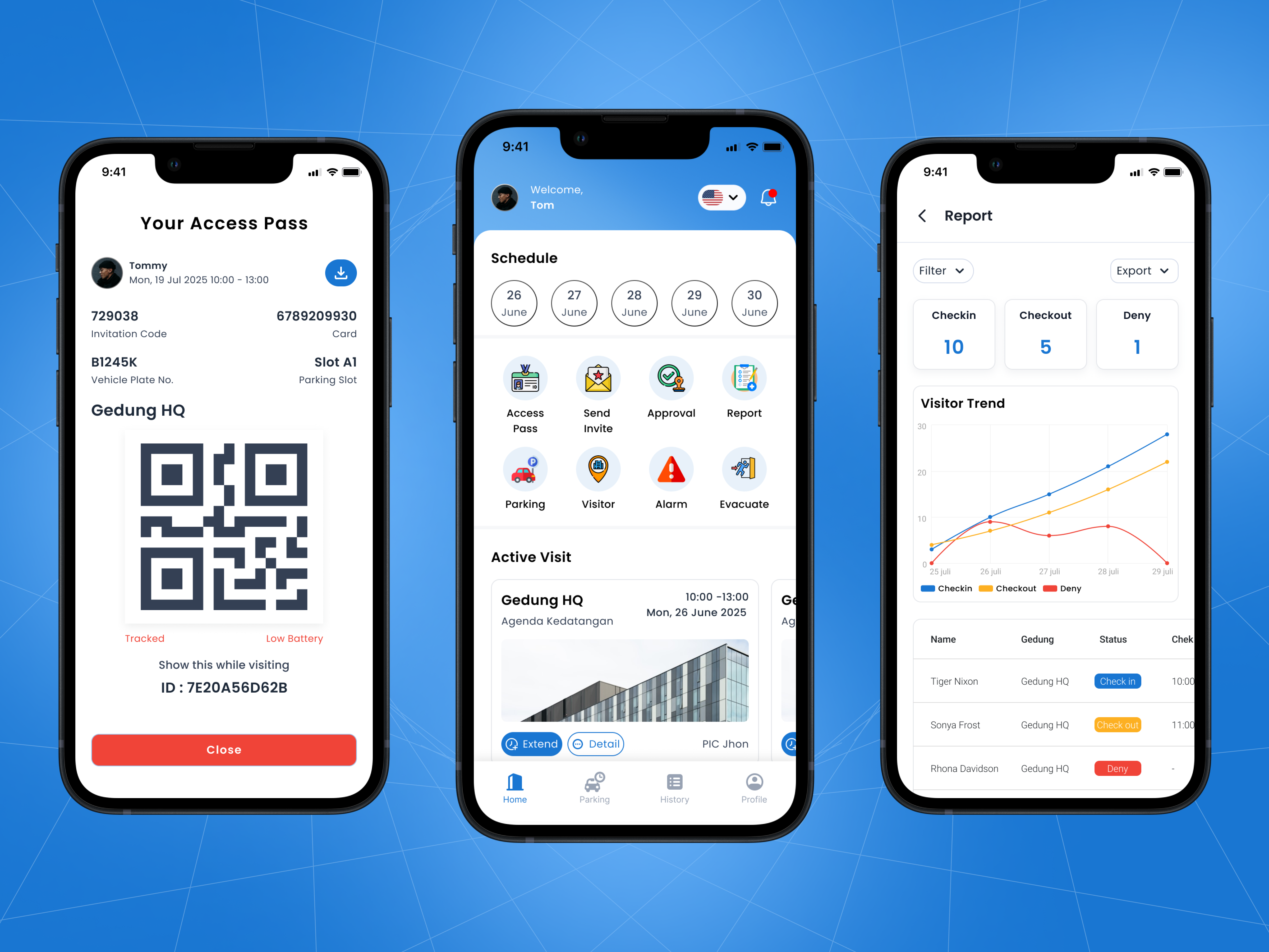 Visitor App by Ridho Rinaldi on Dribbble