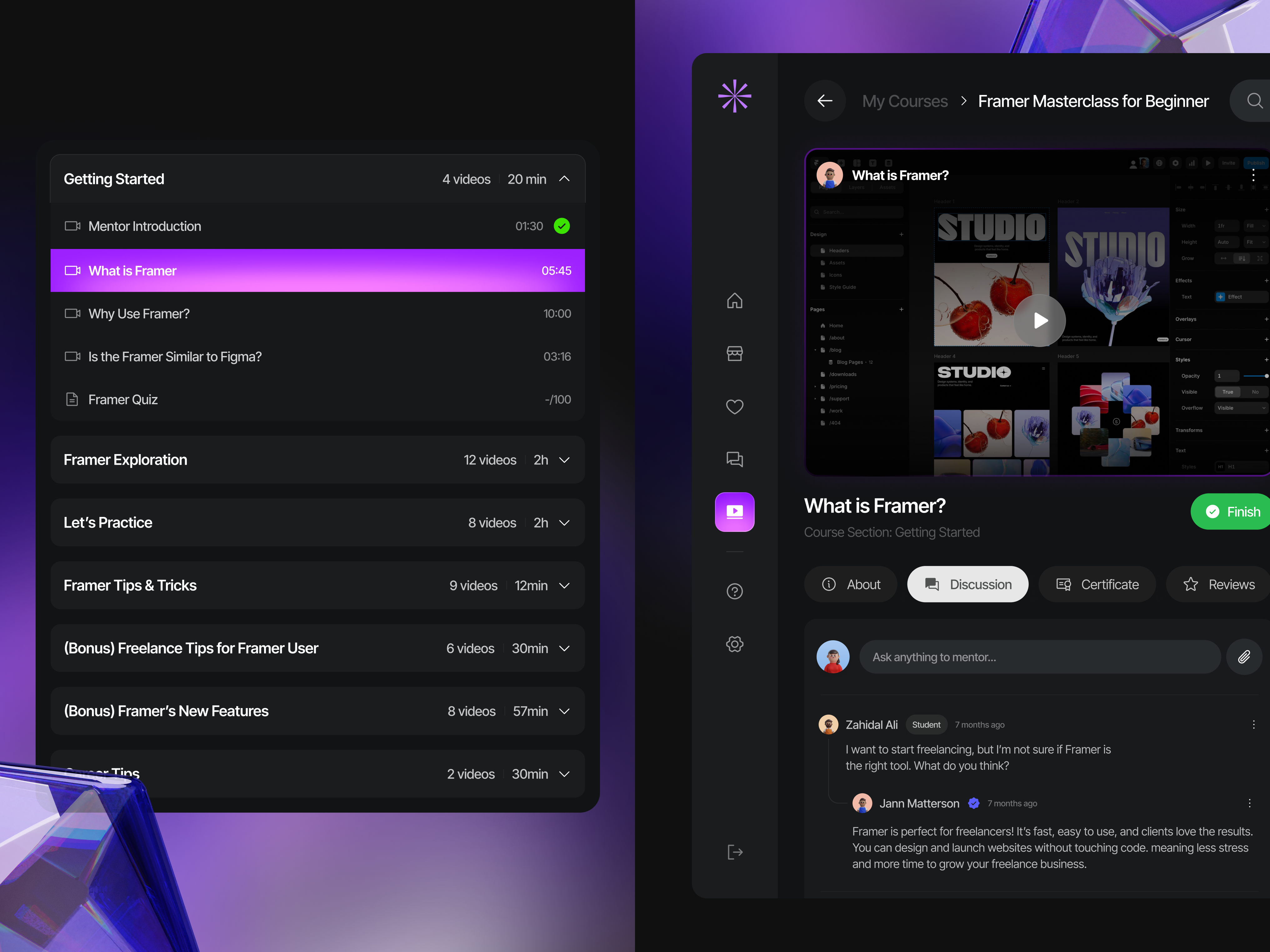 Auralearn — Next-Gen Learning Platform by Gilang Febrian for Orenji Studio on Dribbble