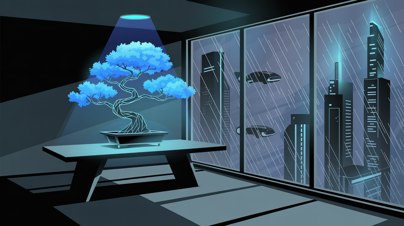 Tech & Tranquility: The Bonsai Metaphor by Xin Yan on Dribbble