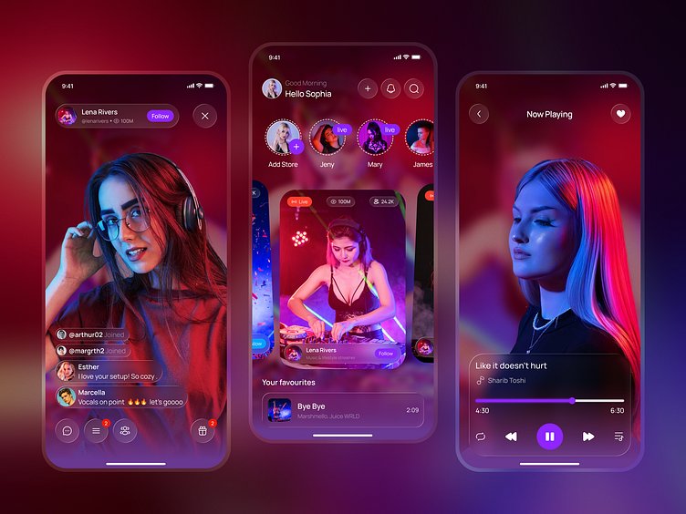 AI Music App design by Afzal Masud 🔥 on Dribbble