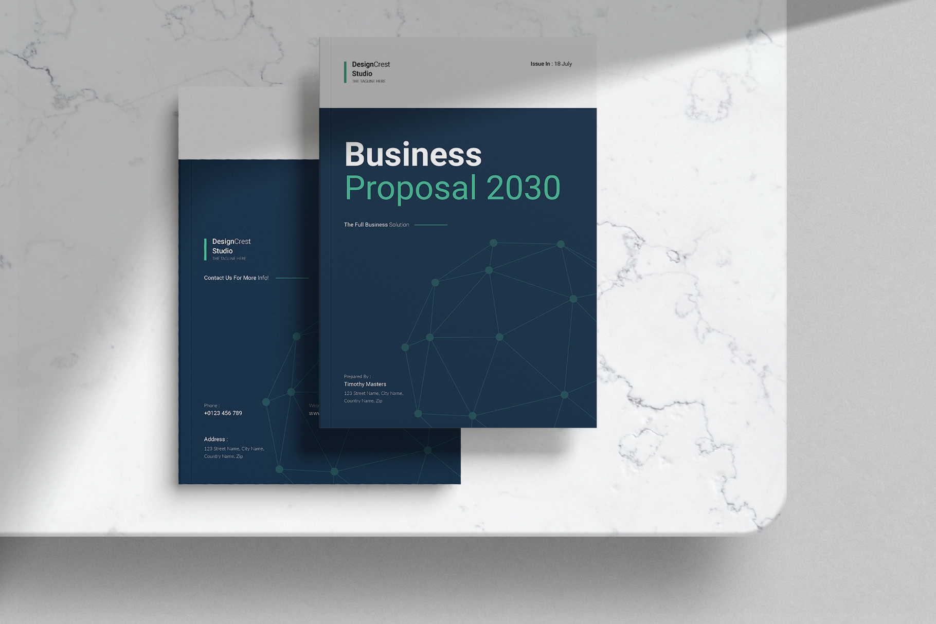 Business Proposal Template by DesignCrest on Dribbble