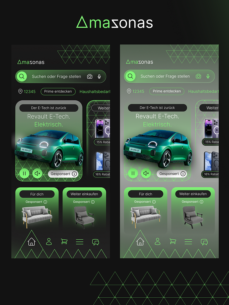 Futuristic Amazon Redesign by Nico B. on Dribbble
