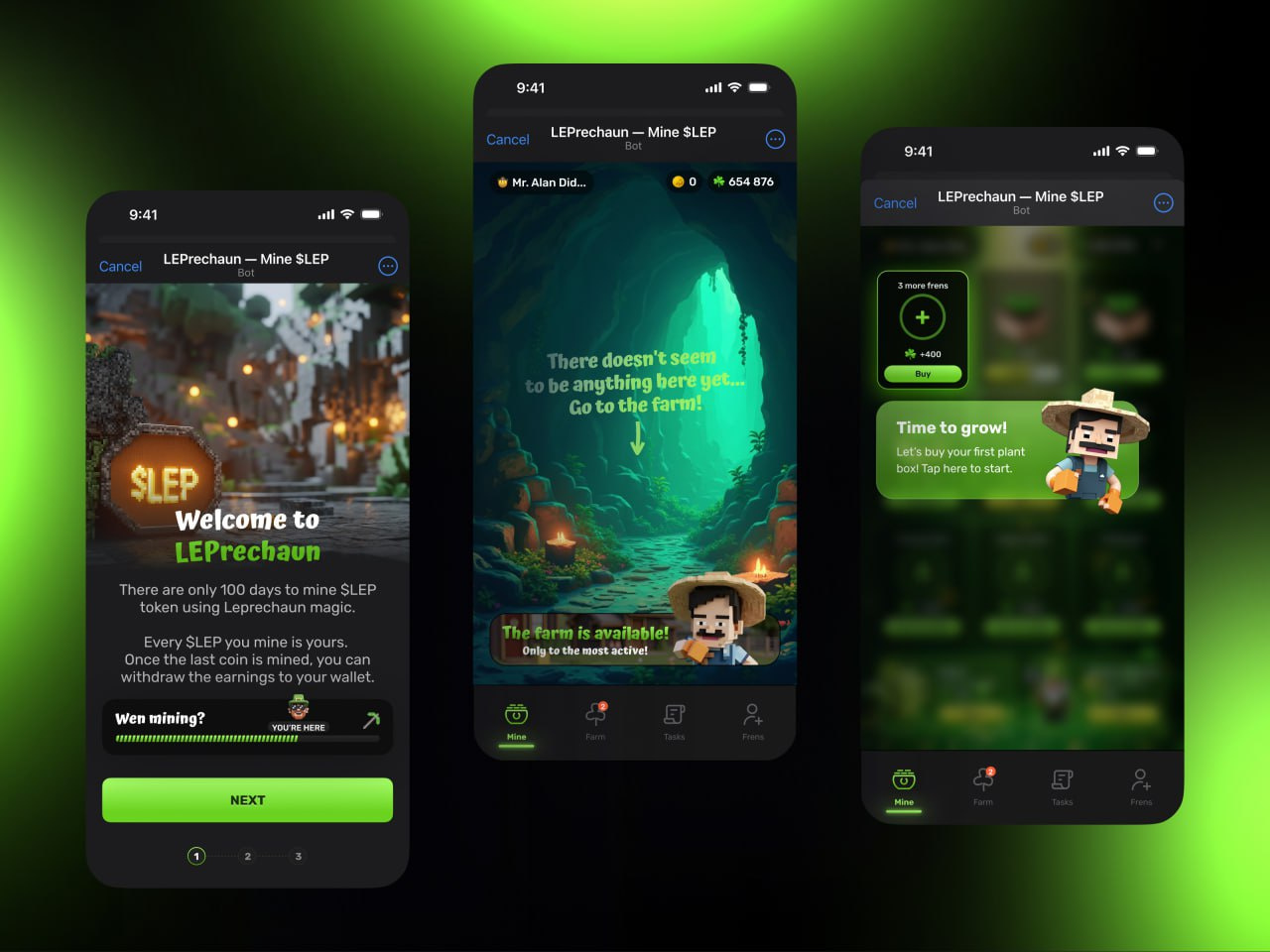 🍀 LEPrechaun Telegram Mining App — Gamified Crypto Experience by vino ...