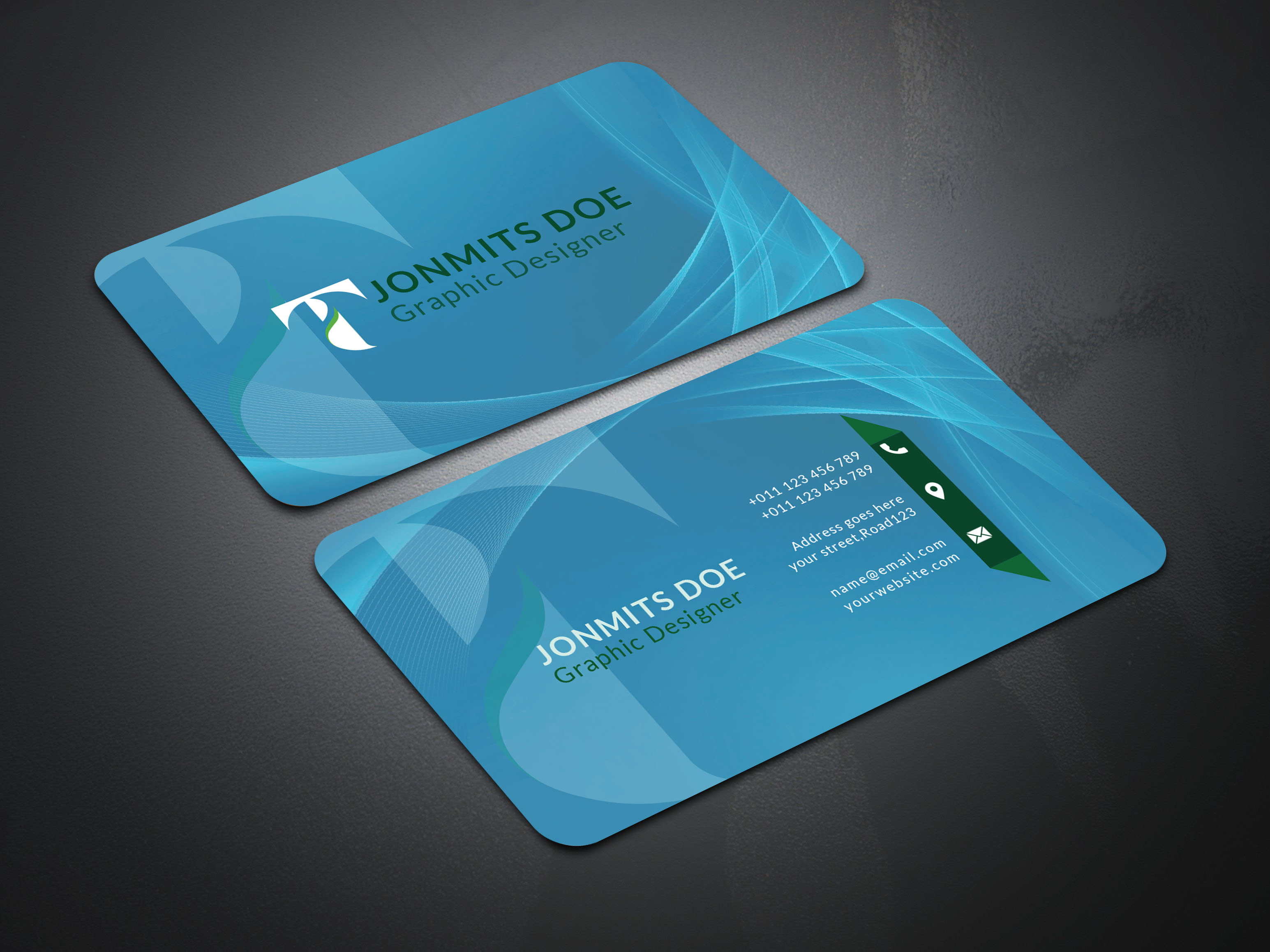 Business card Design by Maria Akter on Dribbble
