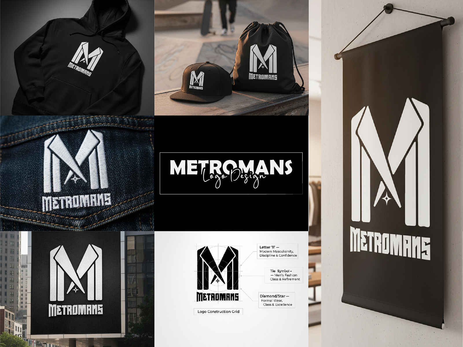 Man Clothing Brand Logo Design by Tanny Prome on Dribbble