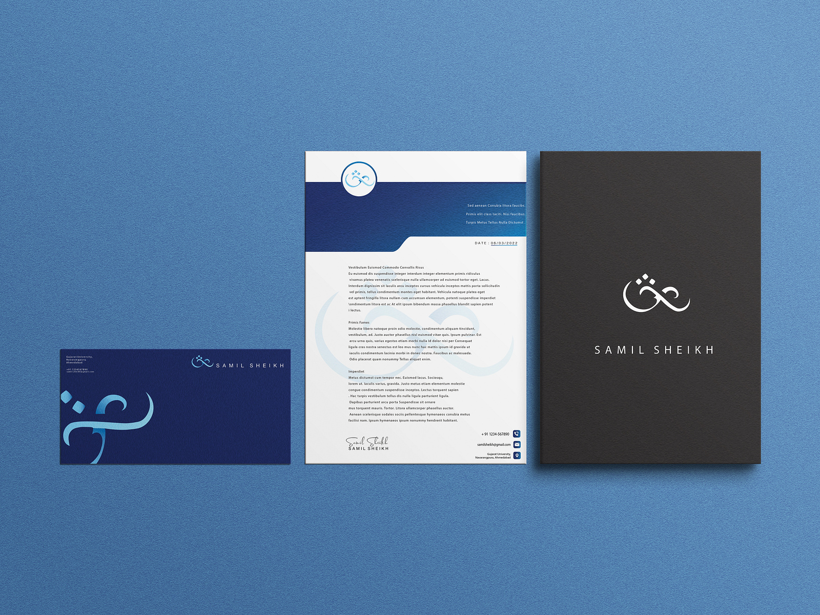 Cohesive Identity - Letterhead & Cover by Samil Sheikh on Dribbble