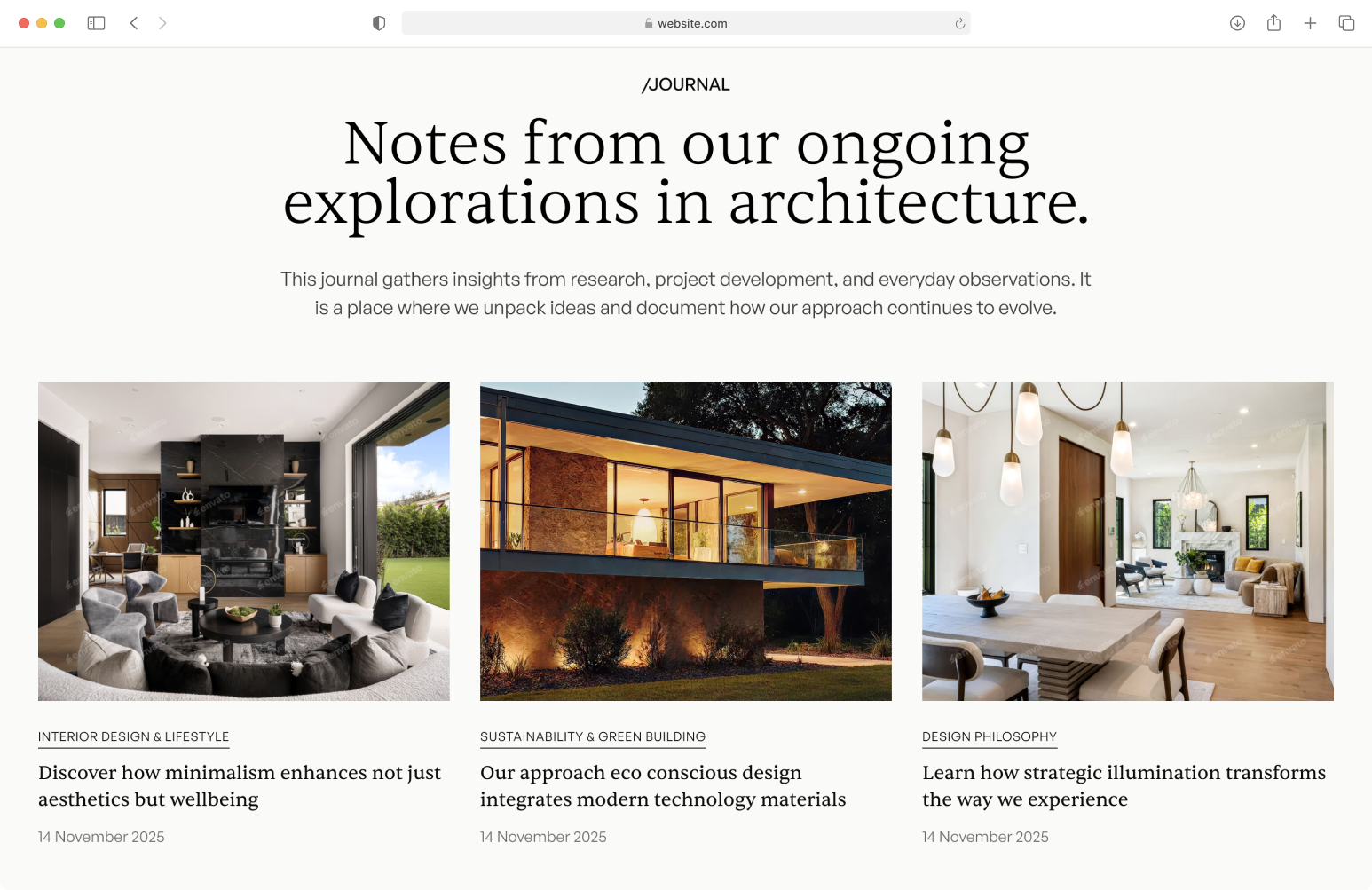 PLANORA — Modern Architecture Landing Page by falaxui for Portal Studios on Dribbble