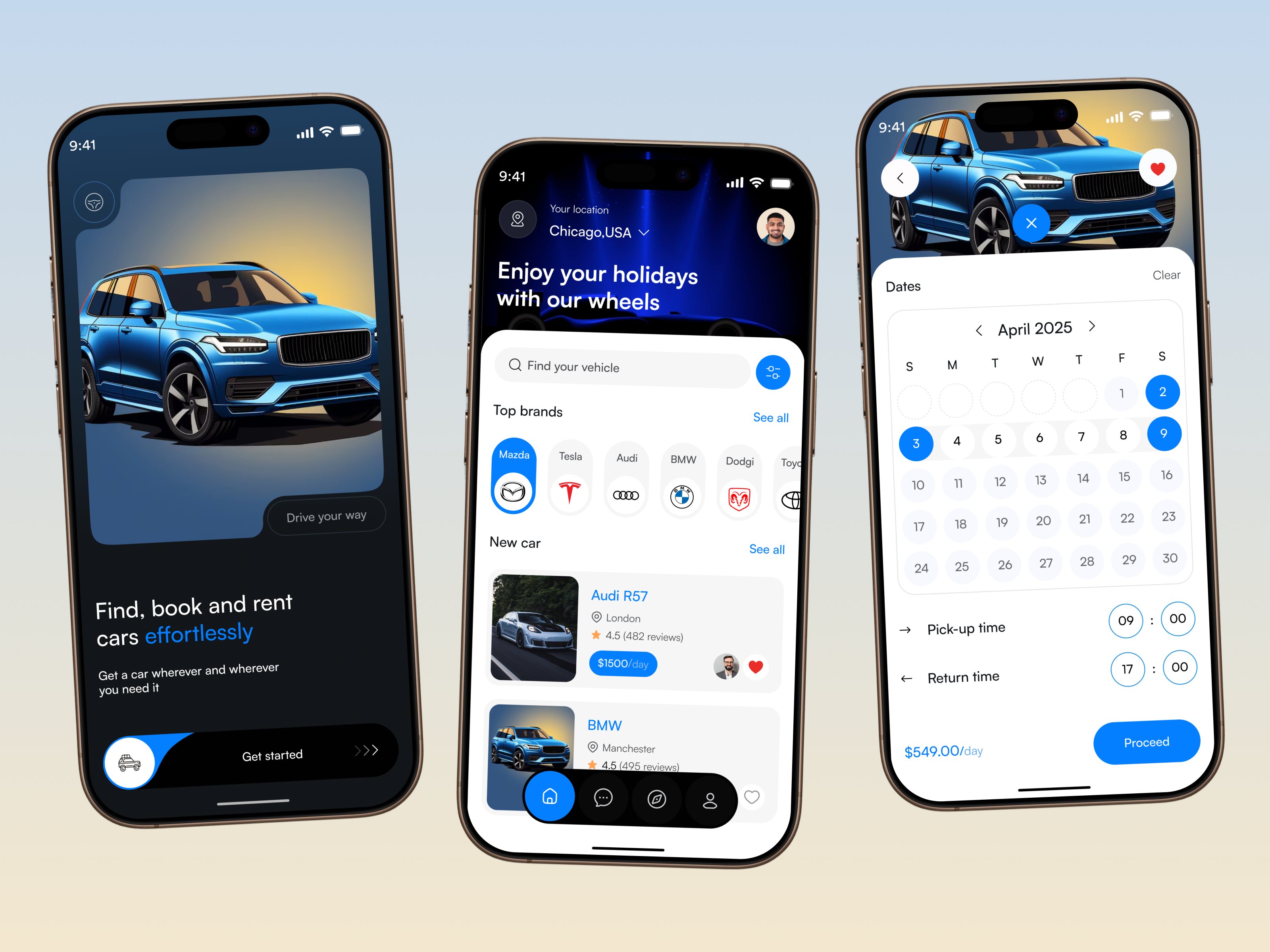 AI Car Rental Mobile App Design by UIX Maruf Hossen on Dribbble