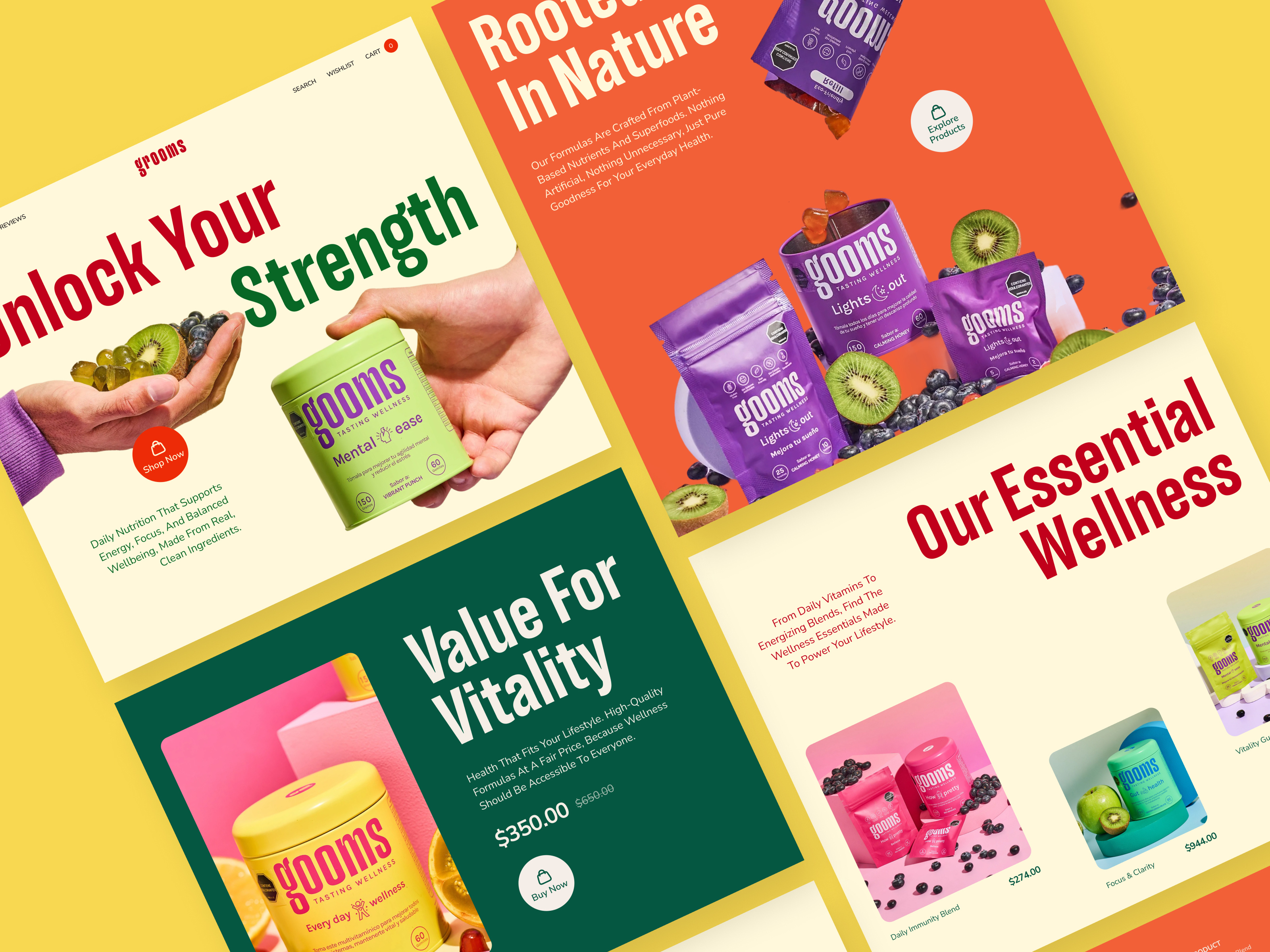 Health Supplement Website | E-commerce | UI/UX Design by Jubaer UX/UI ...