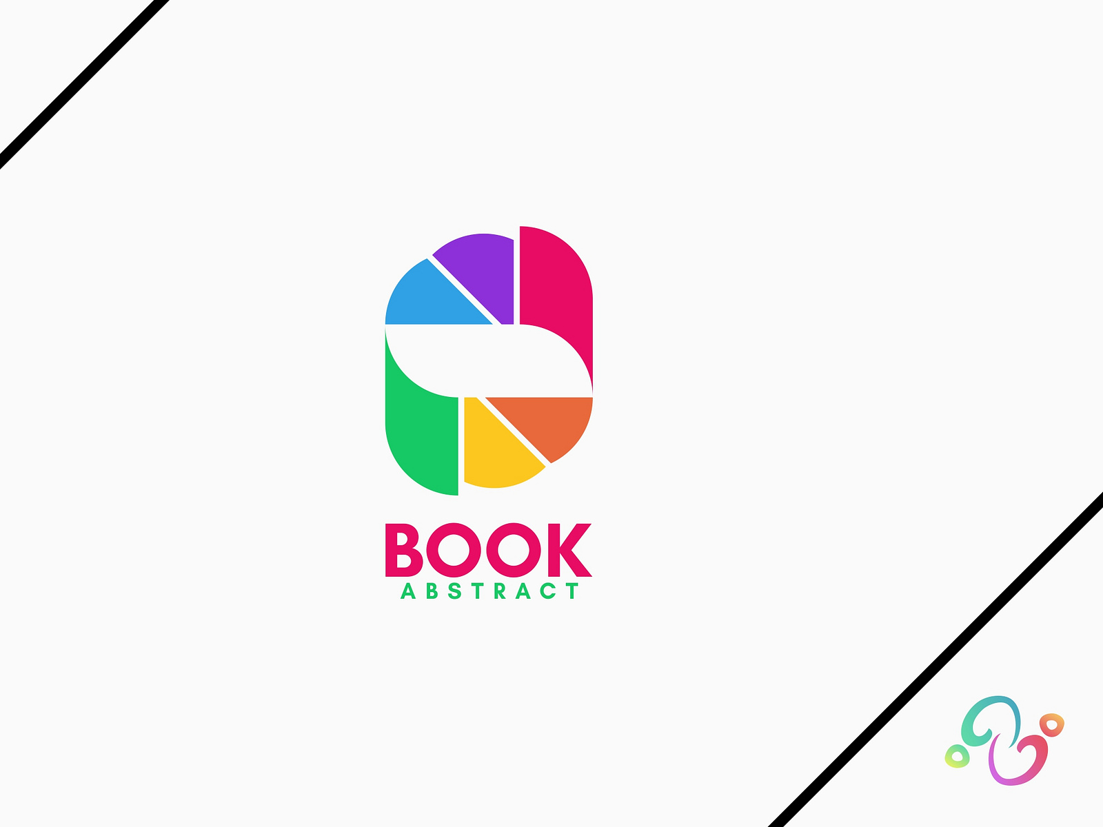 Abstract Book Logo by Zzoe Iggi on Dribbble