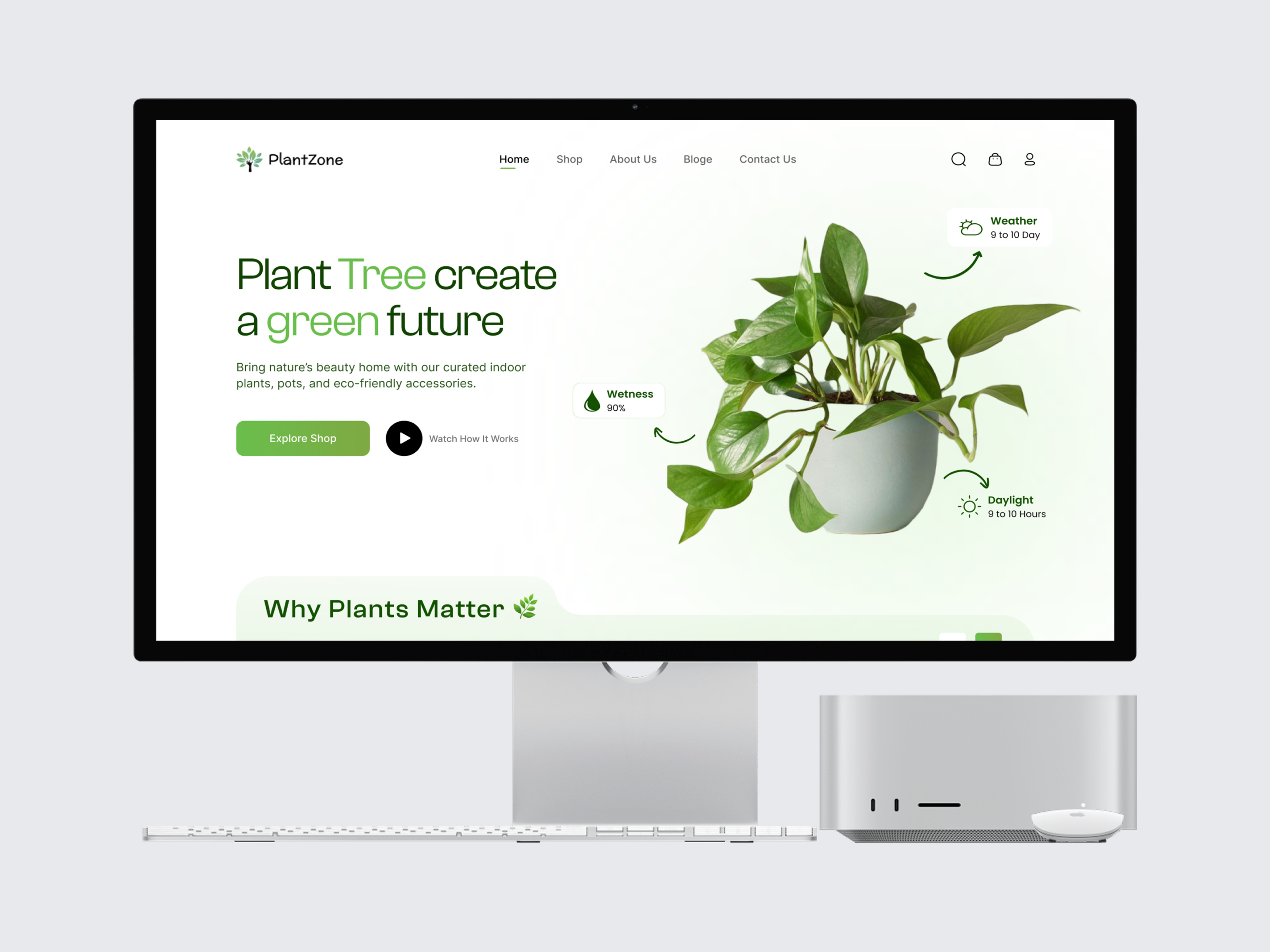 Plant Website by Oripio UI/UX on Dribbble