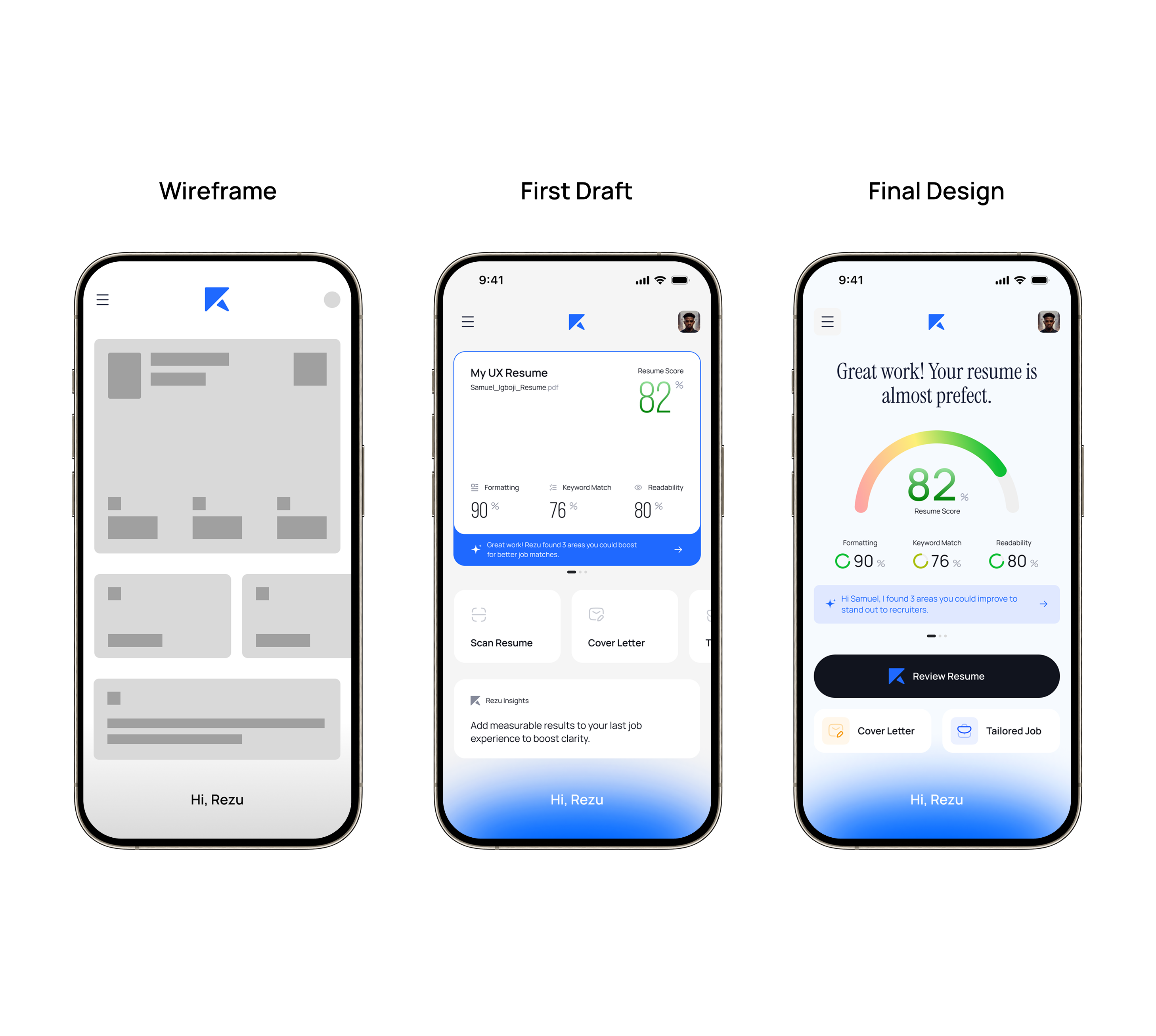 Rezu - Resume Master Mobile app by Samuel Igboji on Dribbble