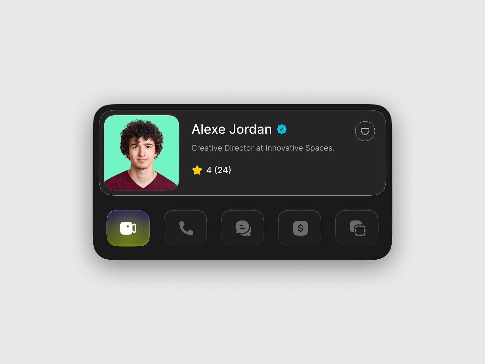 Profile Card UI by Ahmed Tamjid on Dribbble