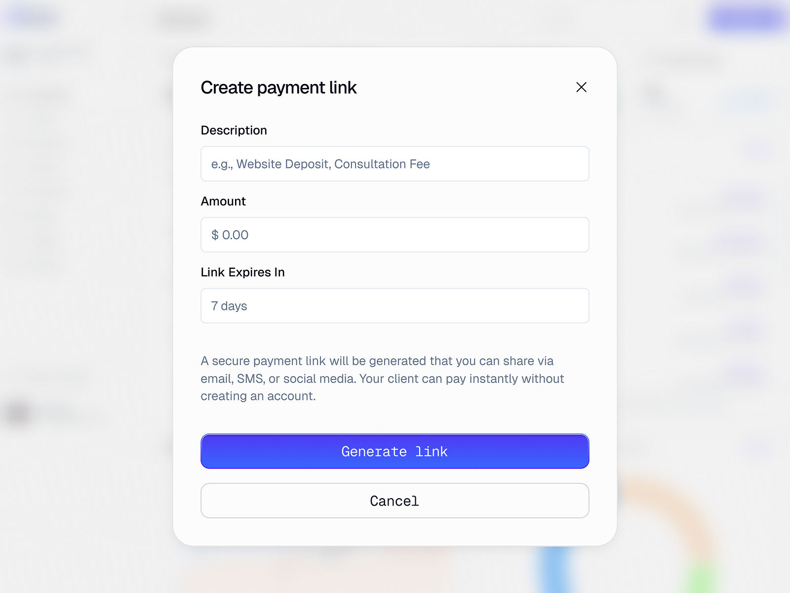 Generate Link | Popup Modal UI Design by Rakibul 🏀 on Dribbble