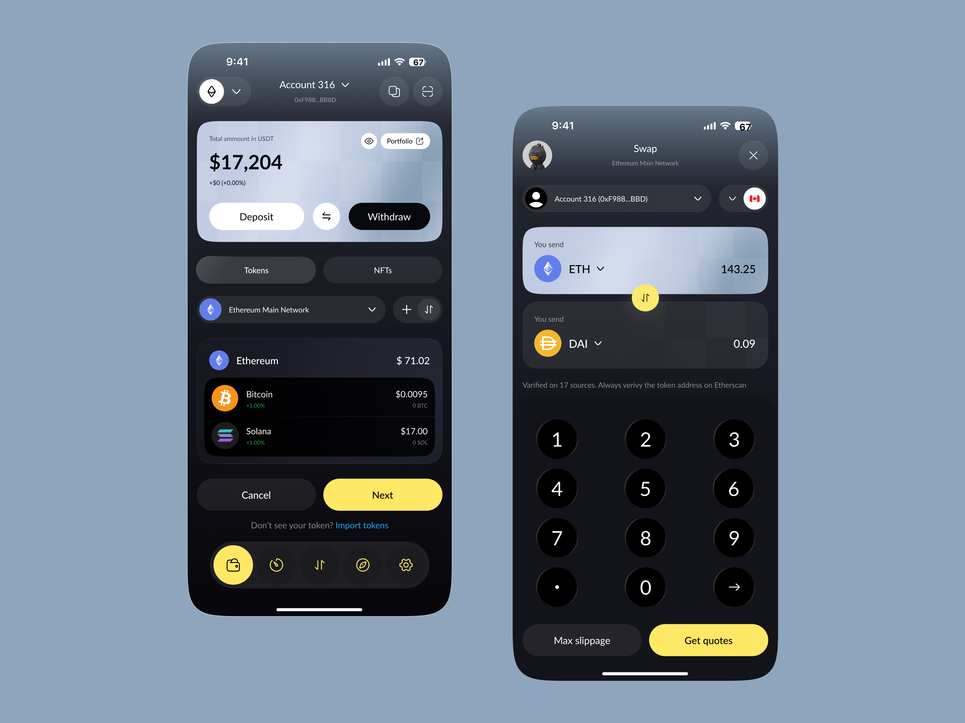 MetaMask Mobile App Redesign by Mr Abadul on Dribbble