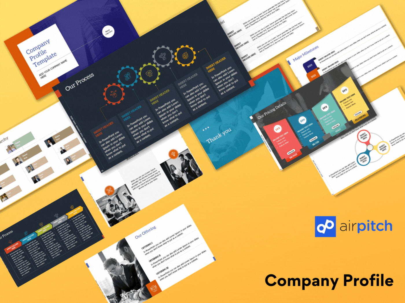Company Profile Template designs, themes, templates and downloadable ...