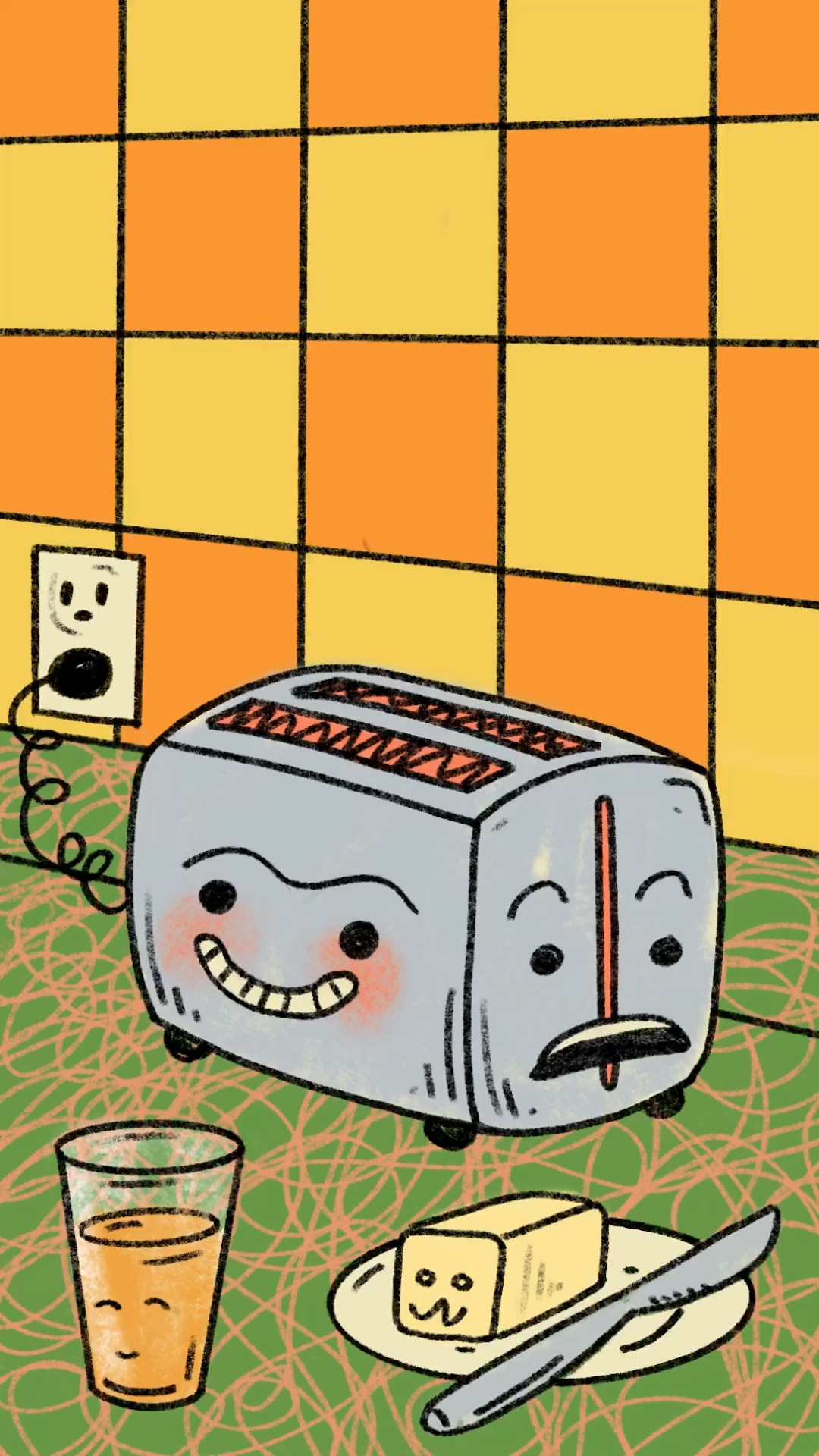 Toaster Animation by Ameerah Bad'r on Dribbble