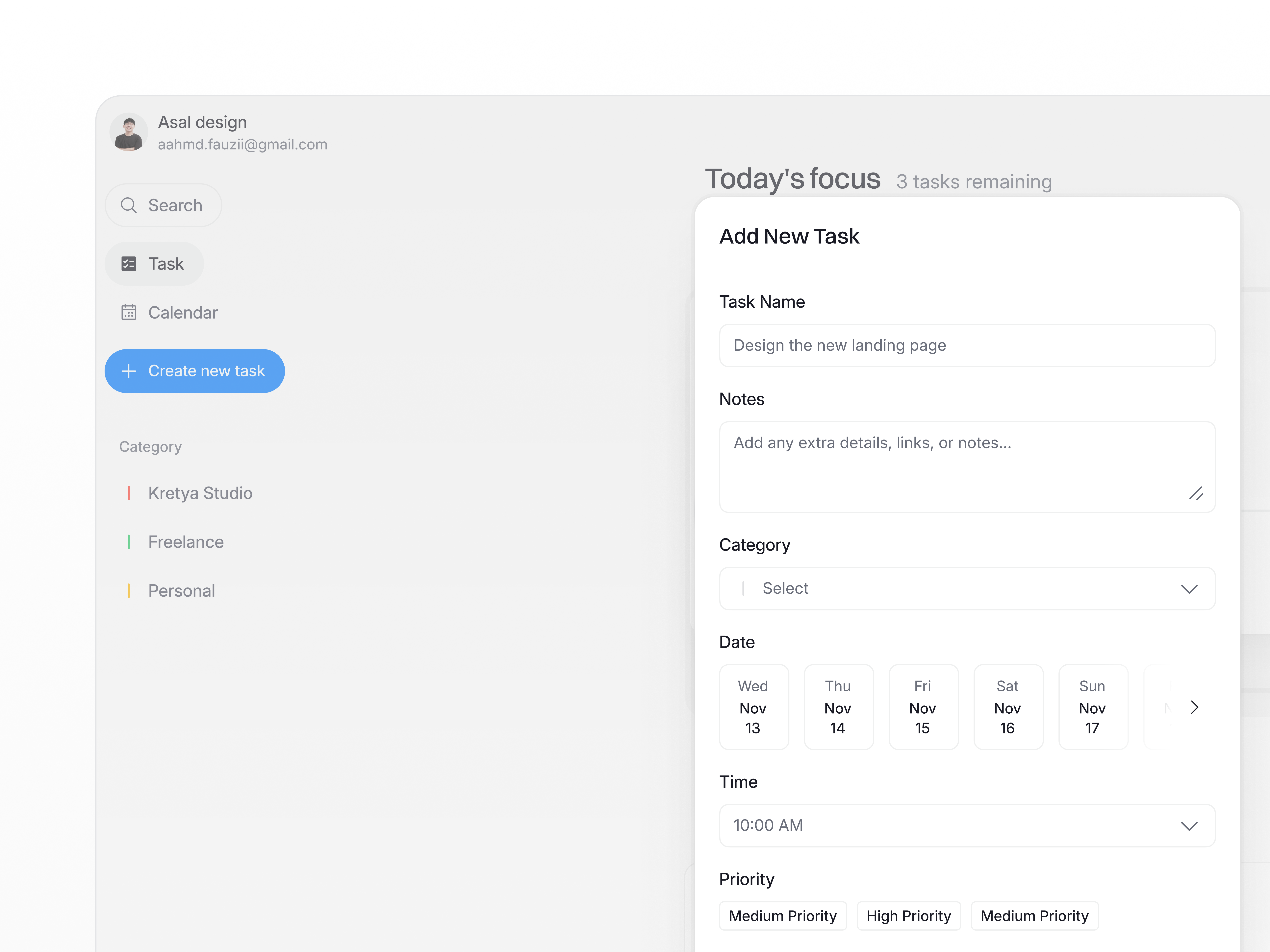 Task [02] by Asal Design for Kretya Studio on Dribbble
