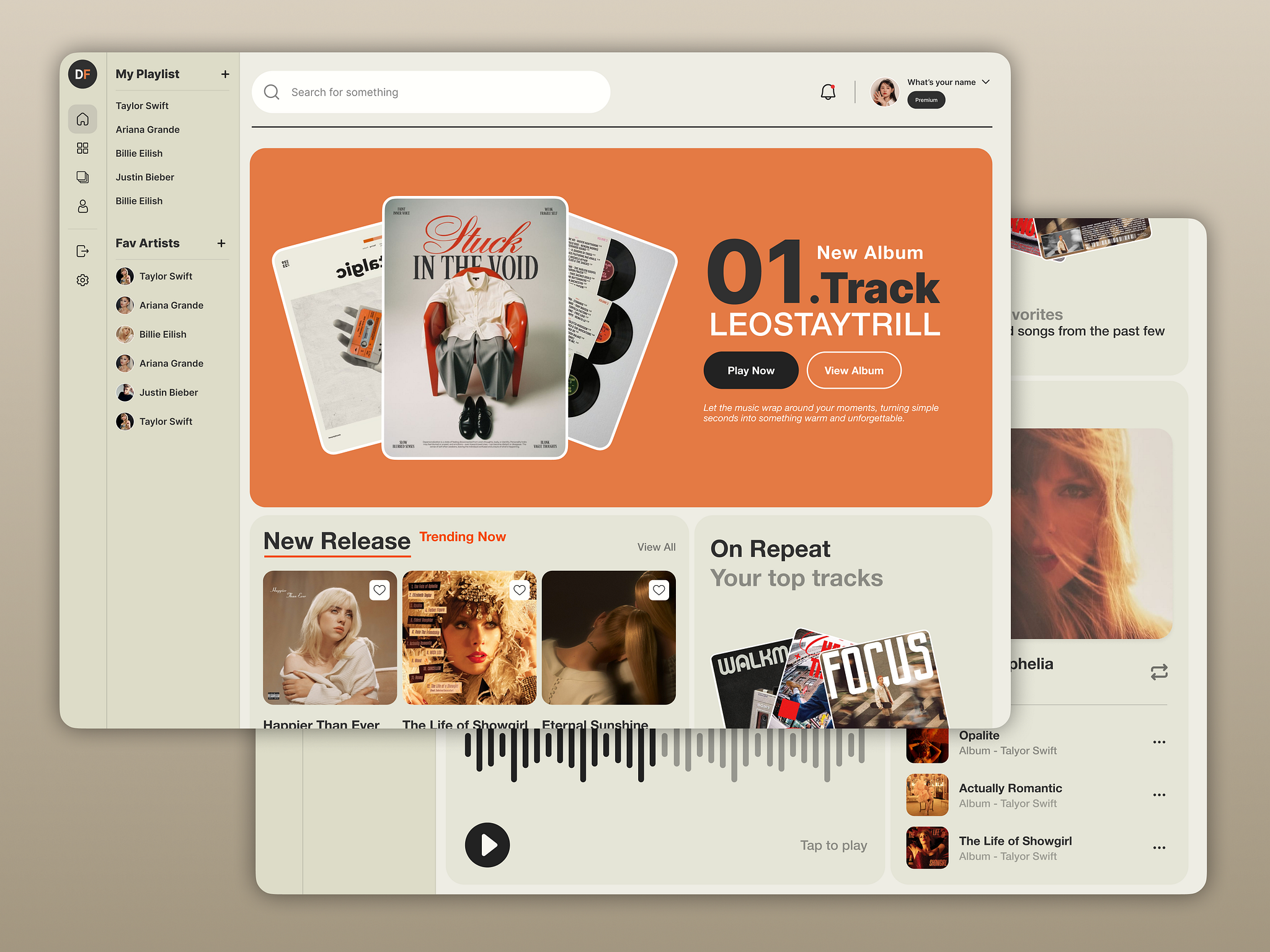 Drift FM Music Player by Capi Product for Capi Creative on Dribbble