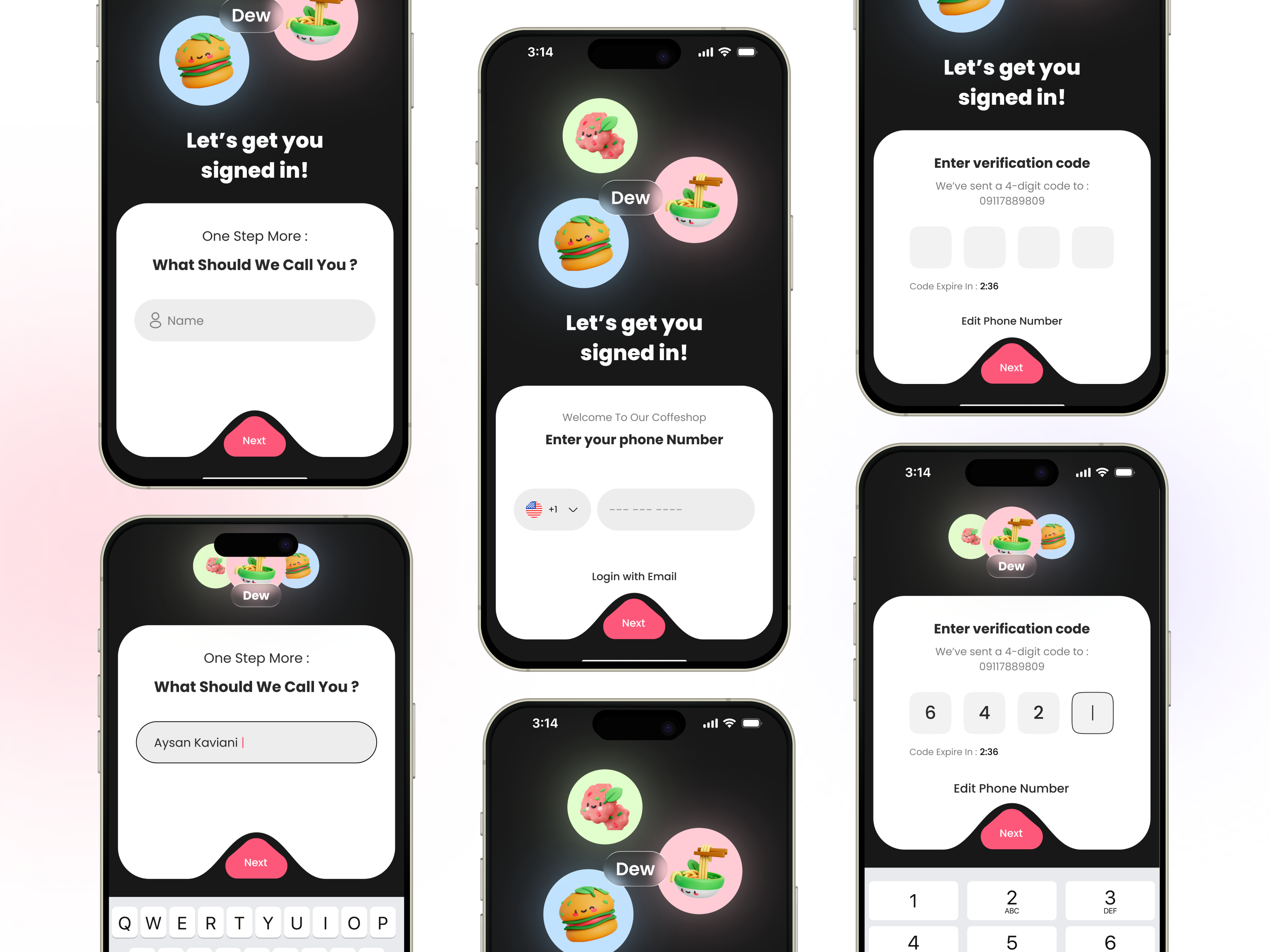 🍔 Food Ordering App – Modern UI/UX Exploration by Aysan kaviani on Dribbble