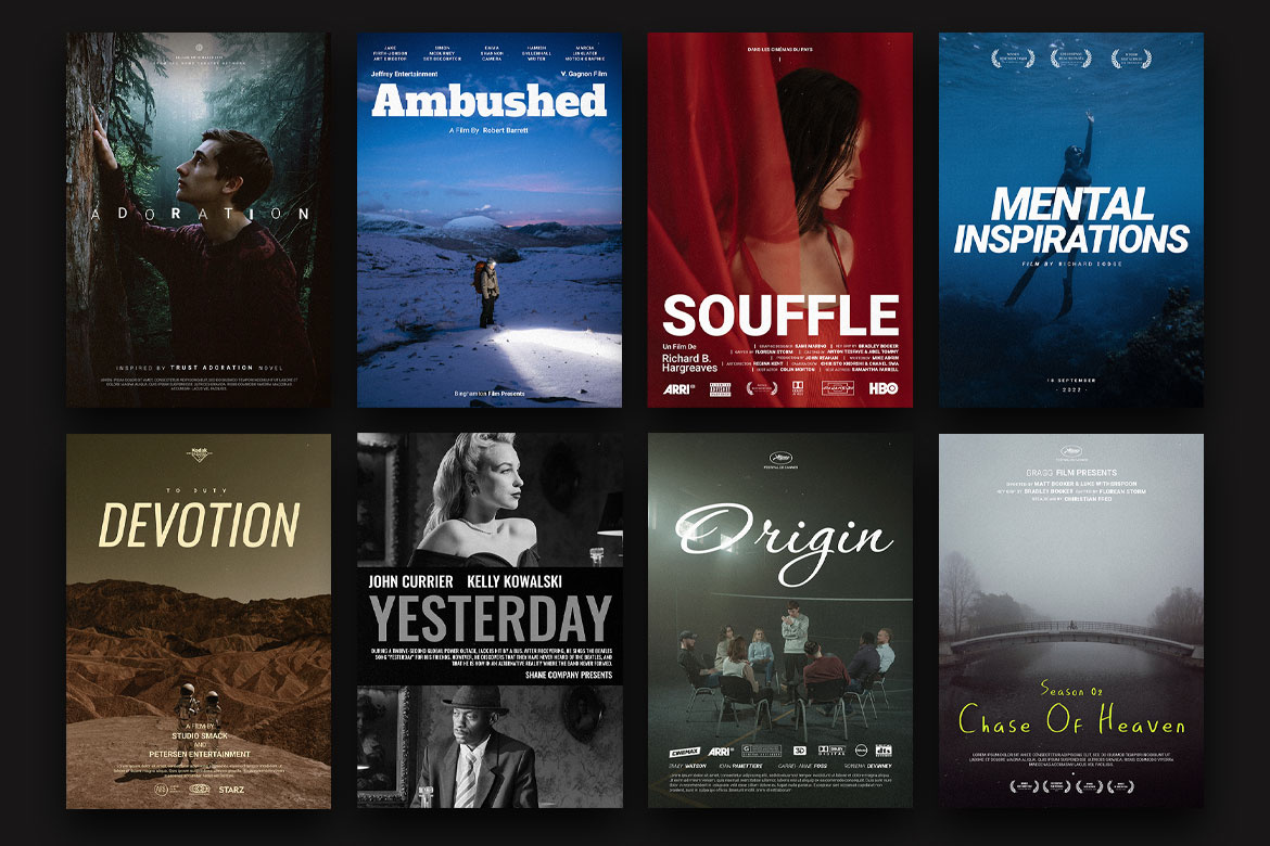 French Movie Posters V.1 by Pixflow on Dribbble