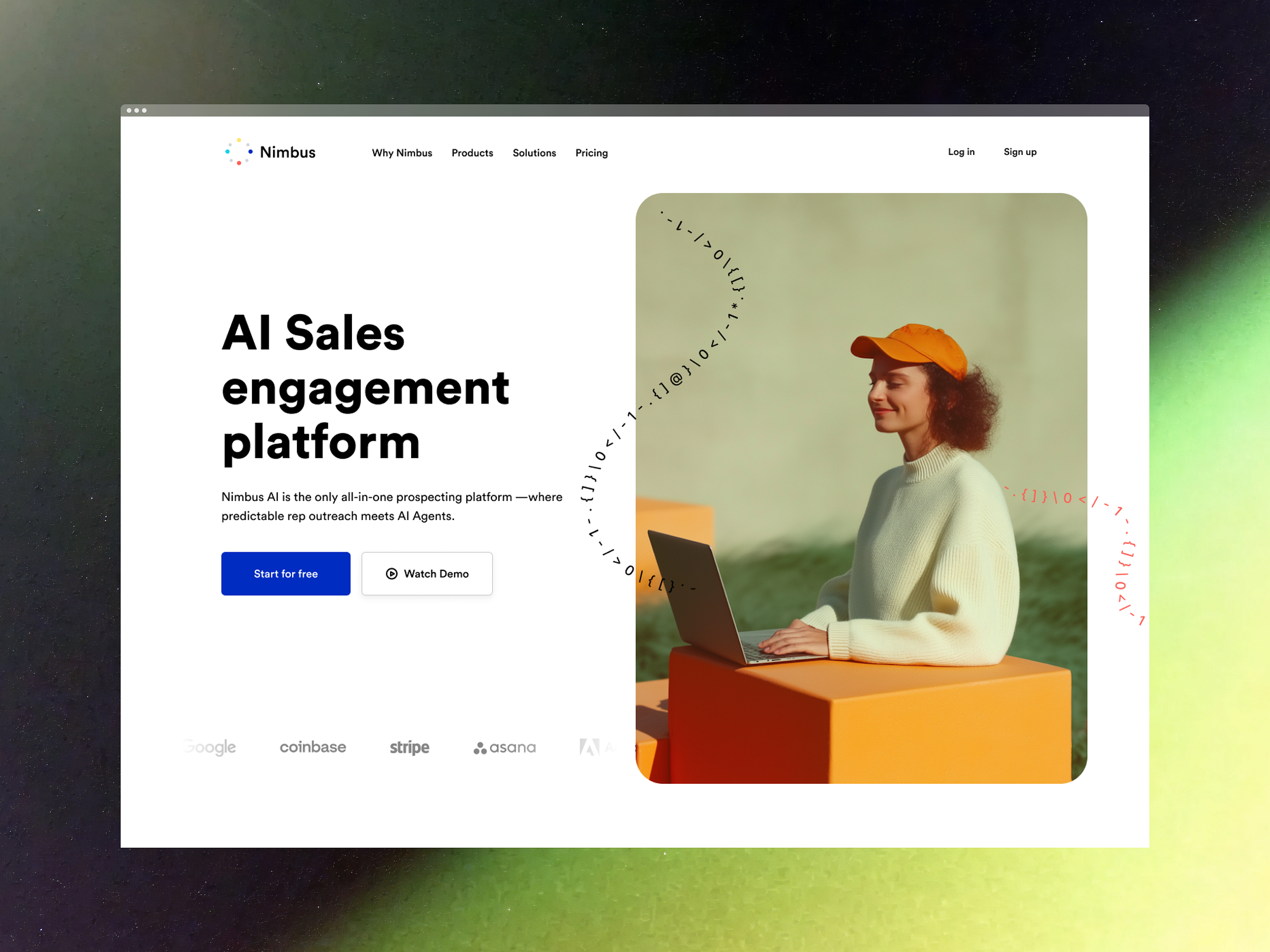 Nimbus web & branding by Inara Studio on Dribbble
