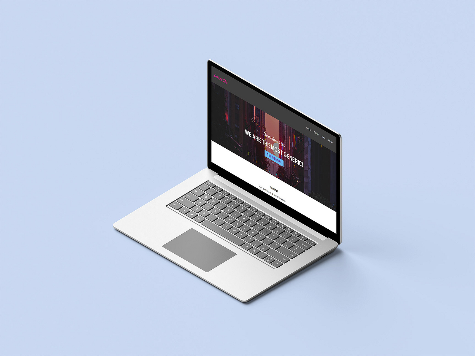 A Generic Website by Angelica Jones on Dribbble