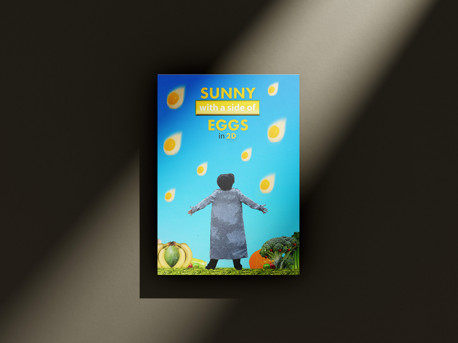 Movie Parody Poster - Sunny With A Side Of Eggs in 2D by Angelica Jones ...