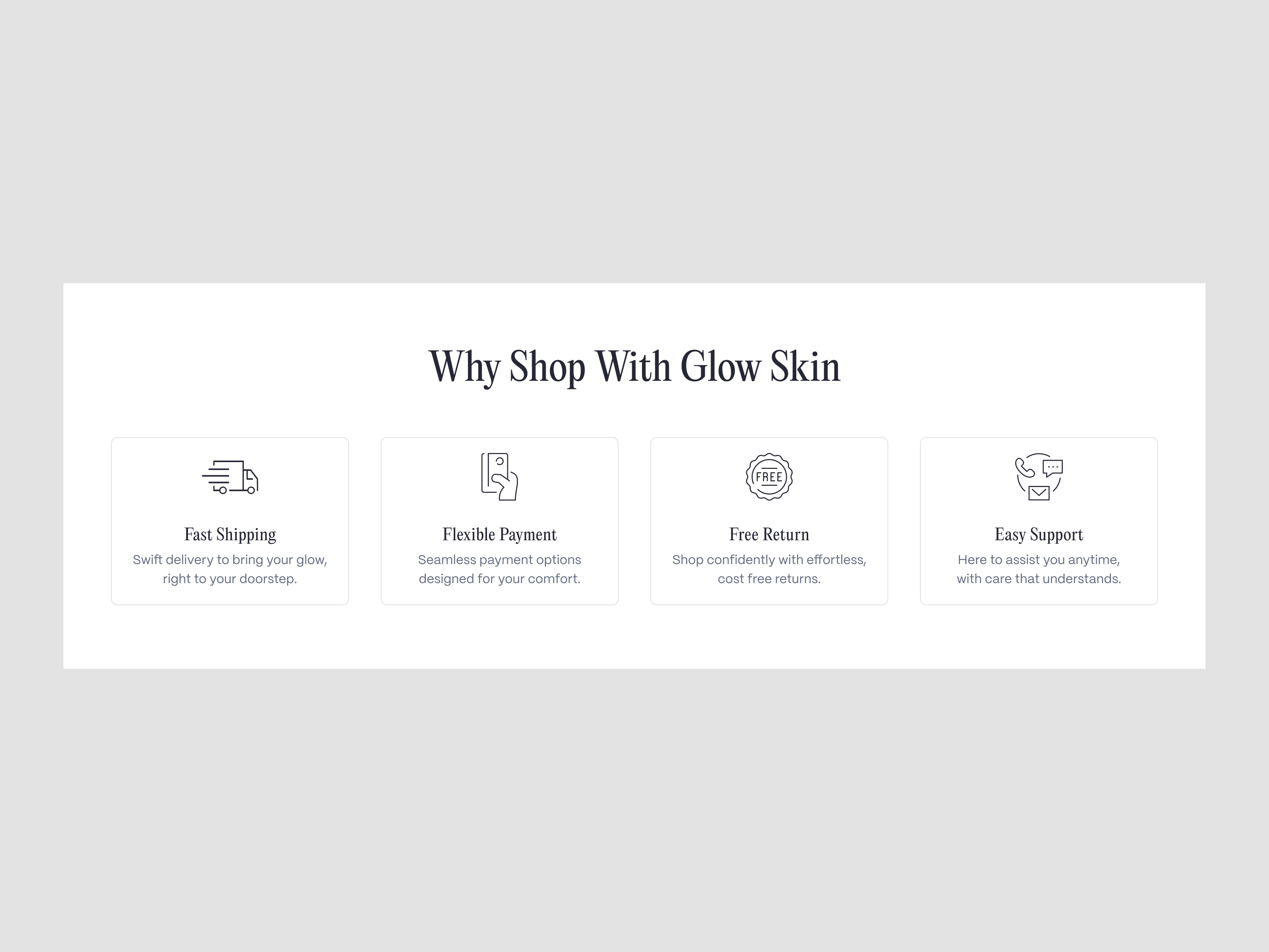 Glowskin - Beauty Care Website by Emura on Dribbble