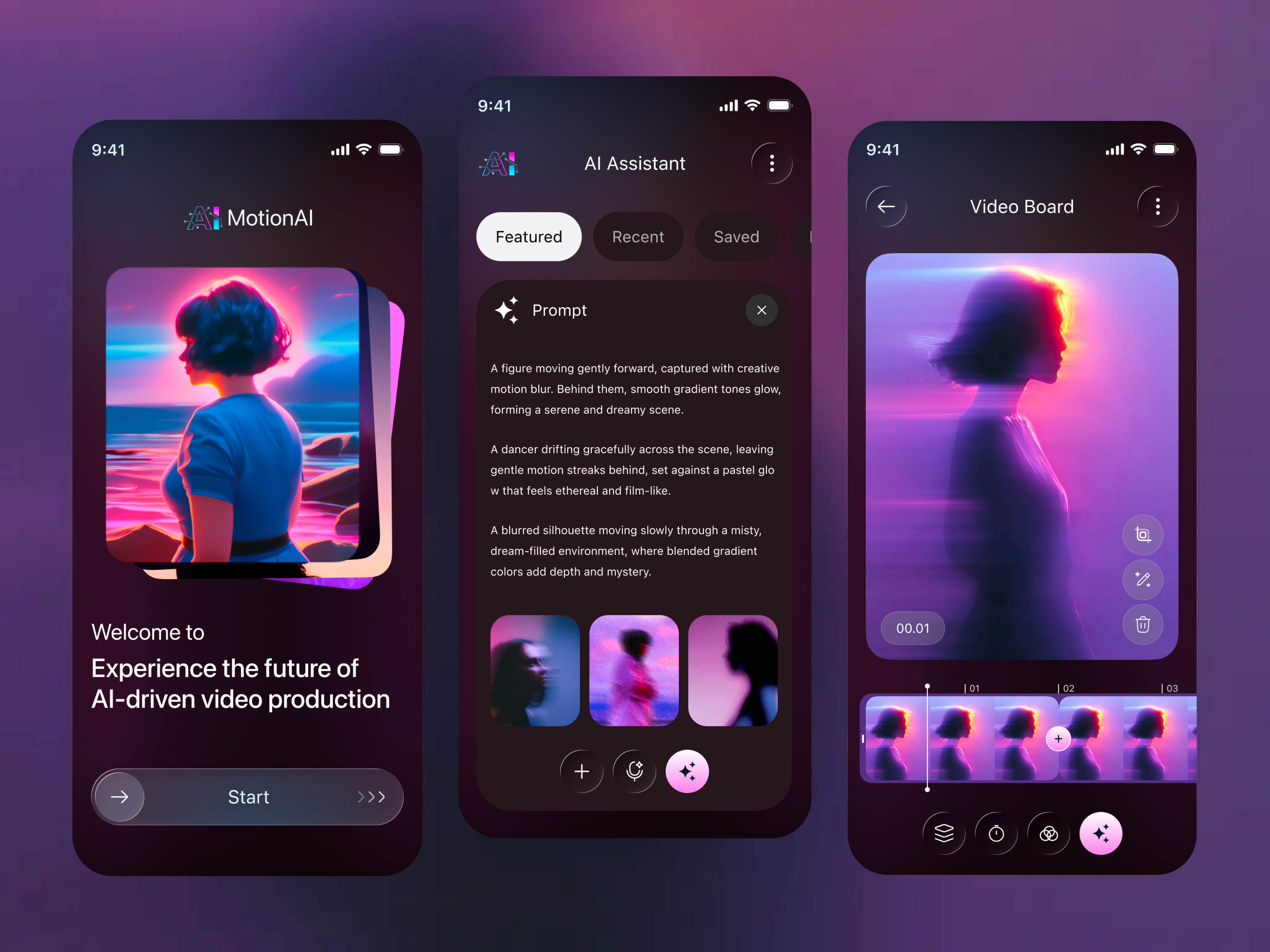 AI Video Generator App – Mobile UI Design by Nodus Labs for Nodus Labs ...