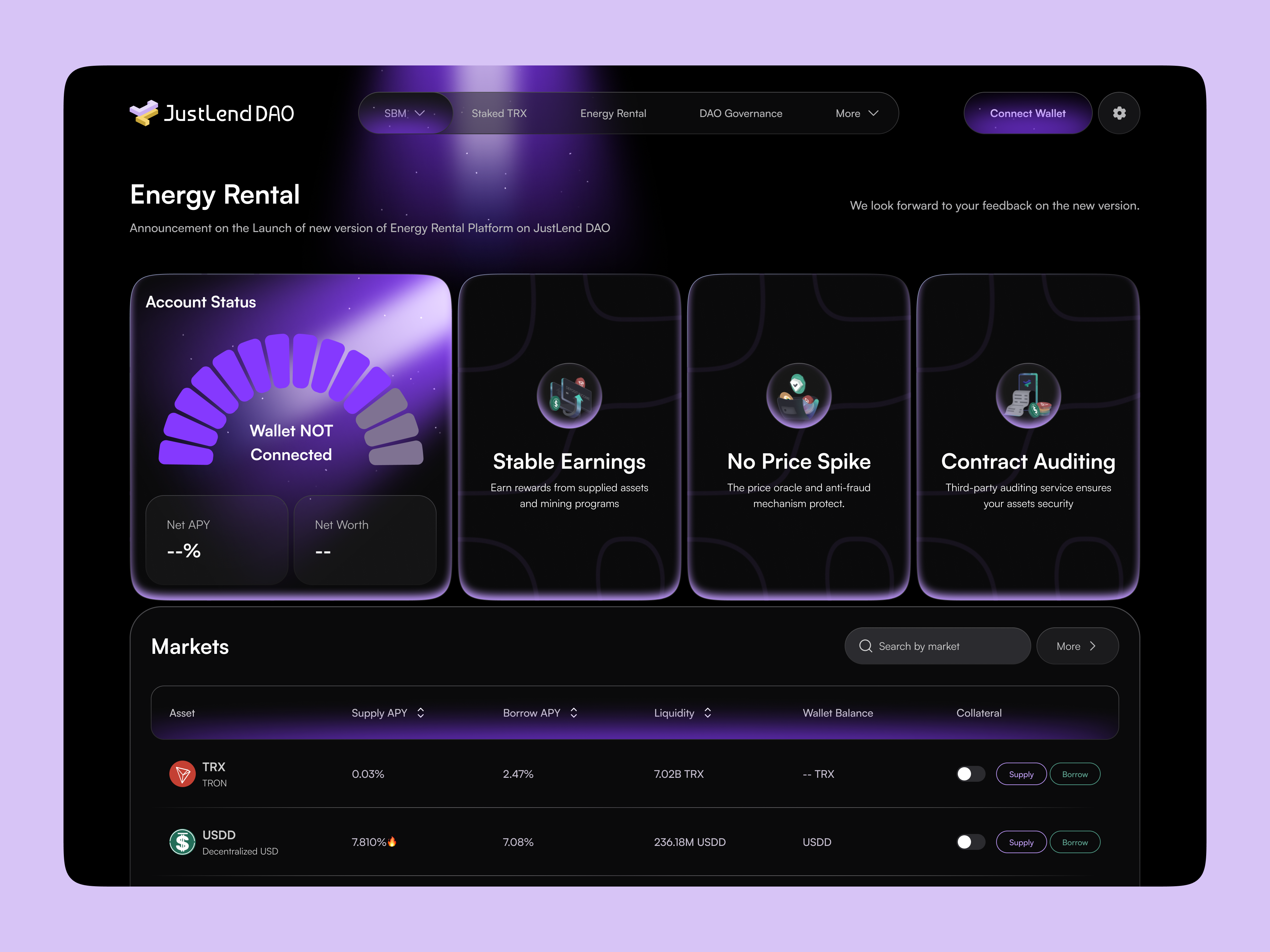 TRX Staking Dashboard Design by Alamin Hossen on Dribbble