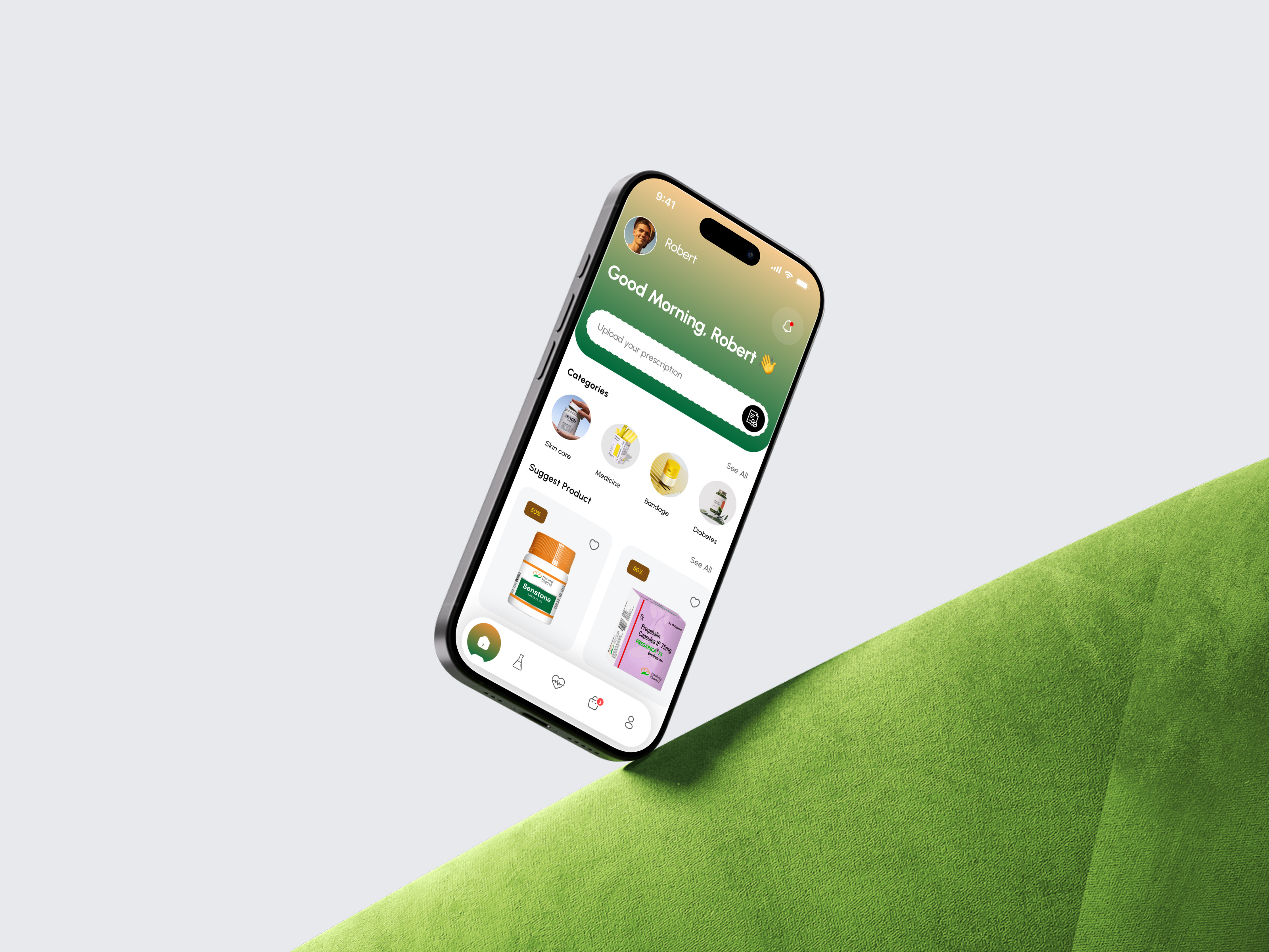 Pharmacy Store App by Oripio on Dribbble