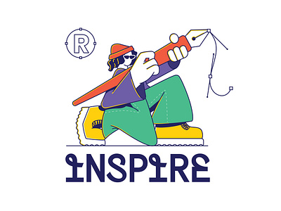 Inspire Hub - illustration 1/6 by Lirim Grajqevci for Honedon on Dribbble