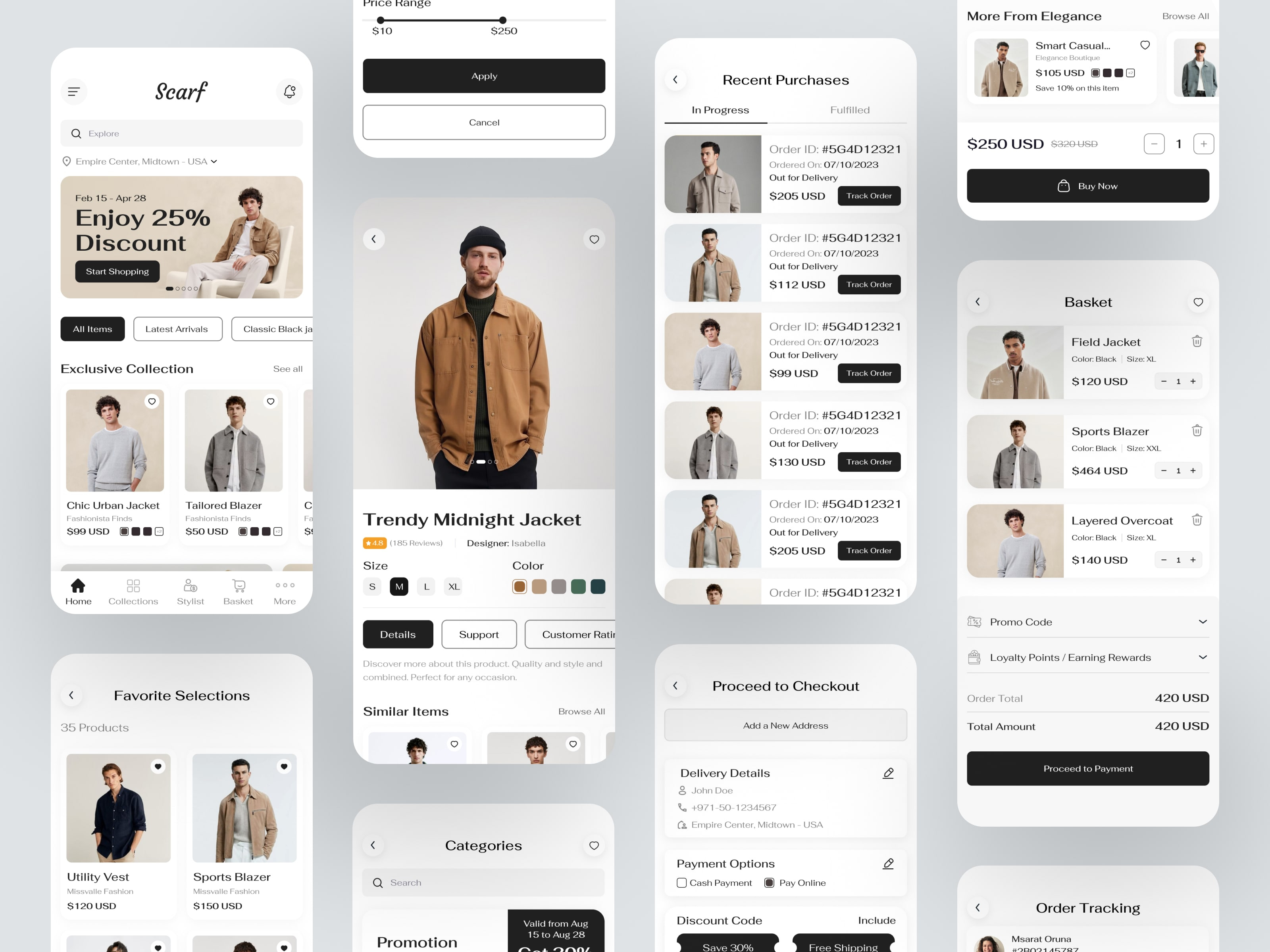 Men’s Fashion Shopping App UI – Clothing eCommerce Design by Tariqul ...