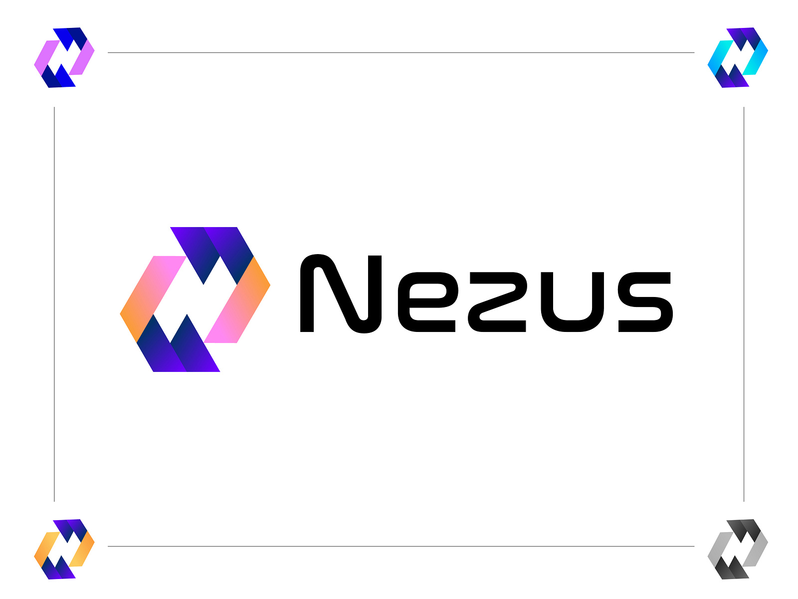 Modern geometric, Tech, innovation, sass, web3, N logo branding by ...