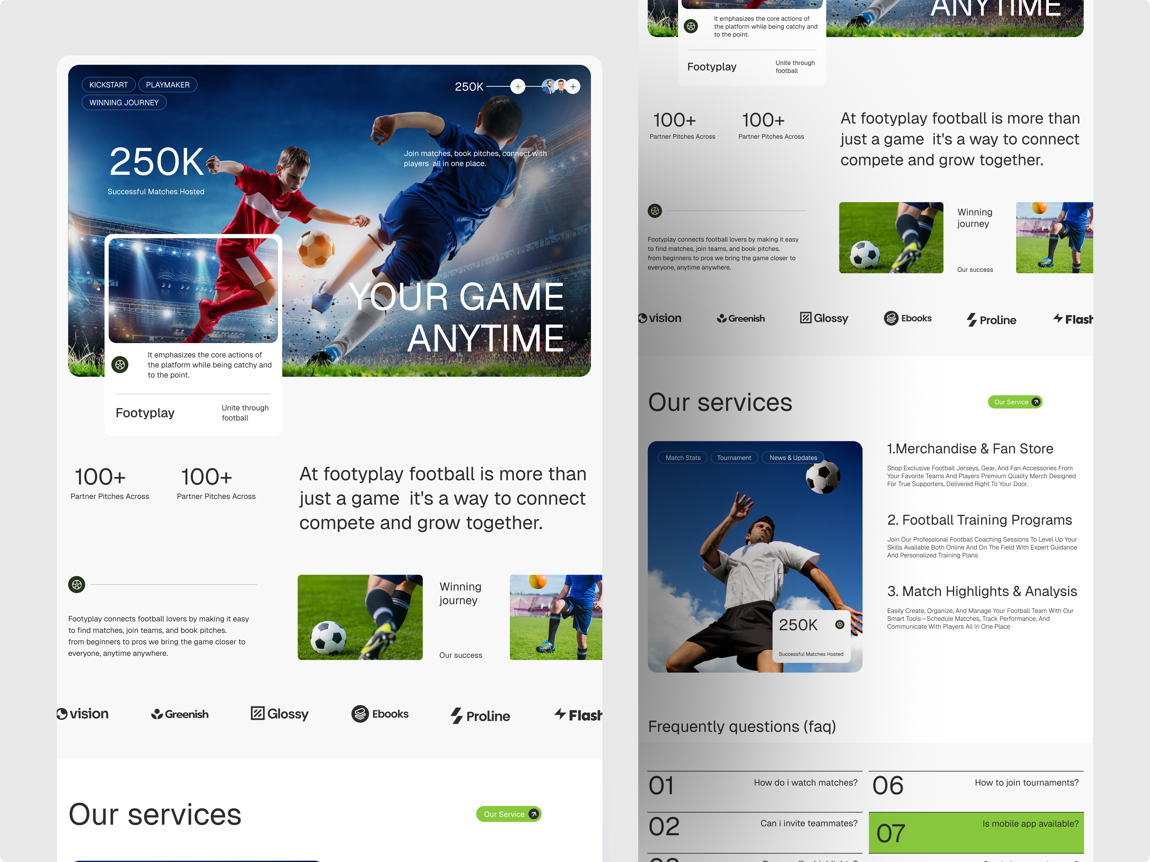 Football Website designs, themes, templates and downloadable graphic ...