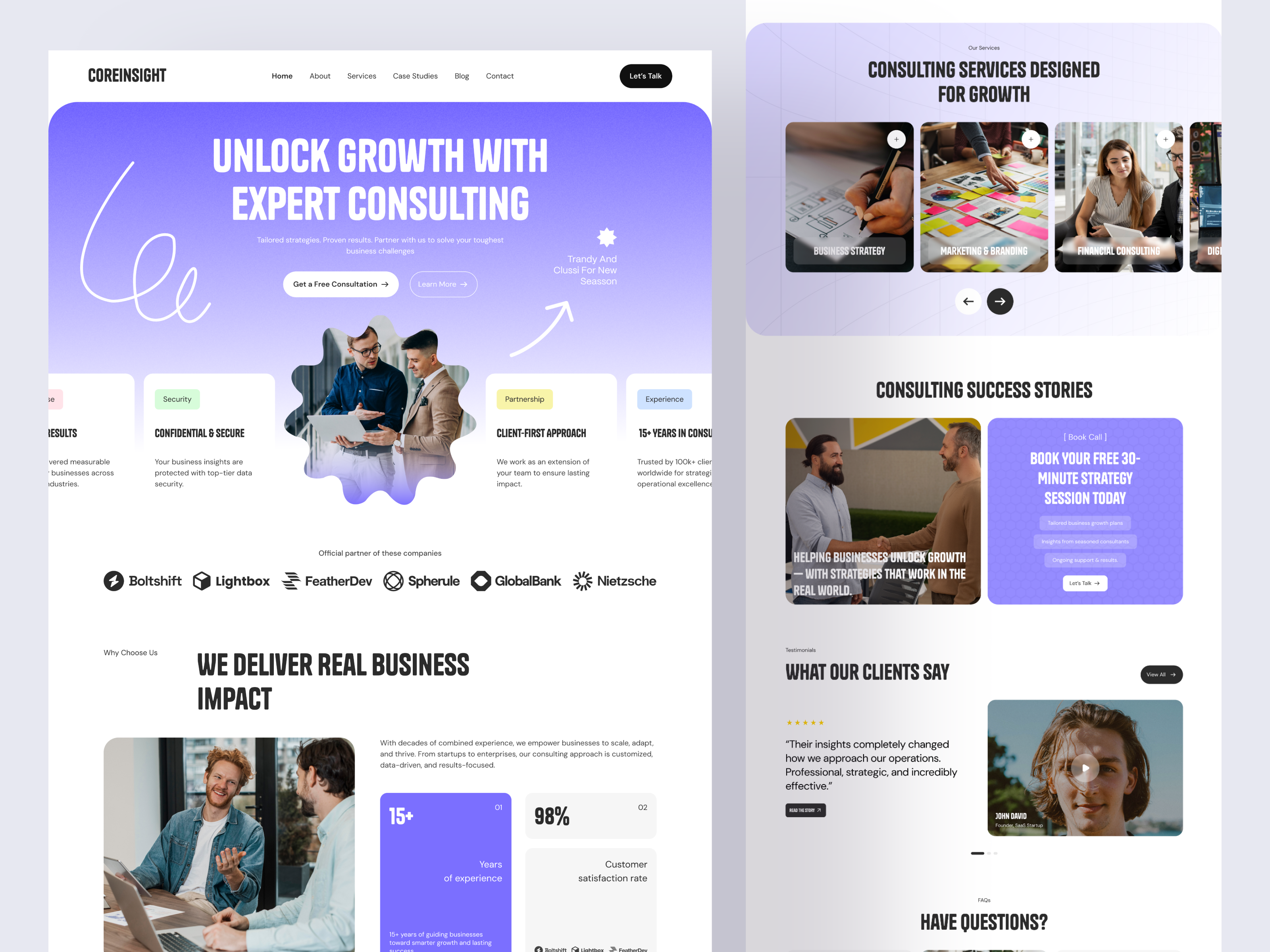 Modern Website Design Concept by Ujjol🌟 | Dribbble