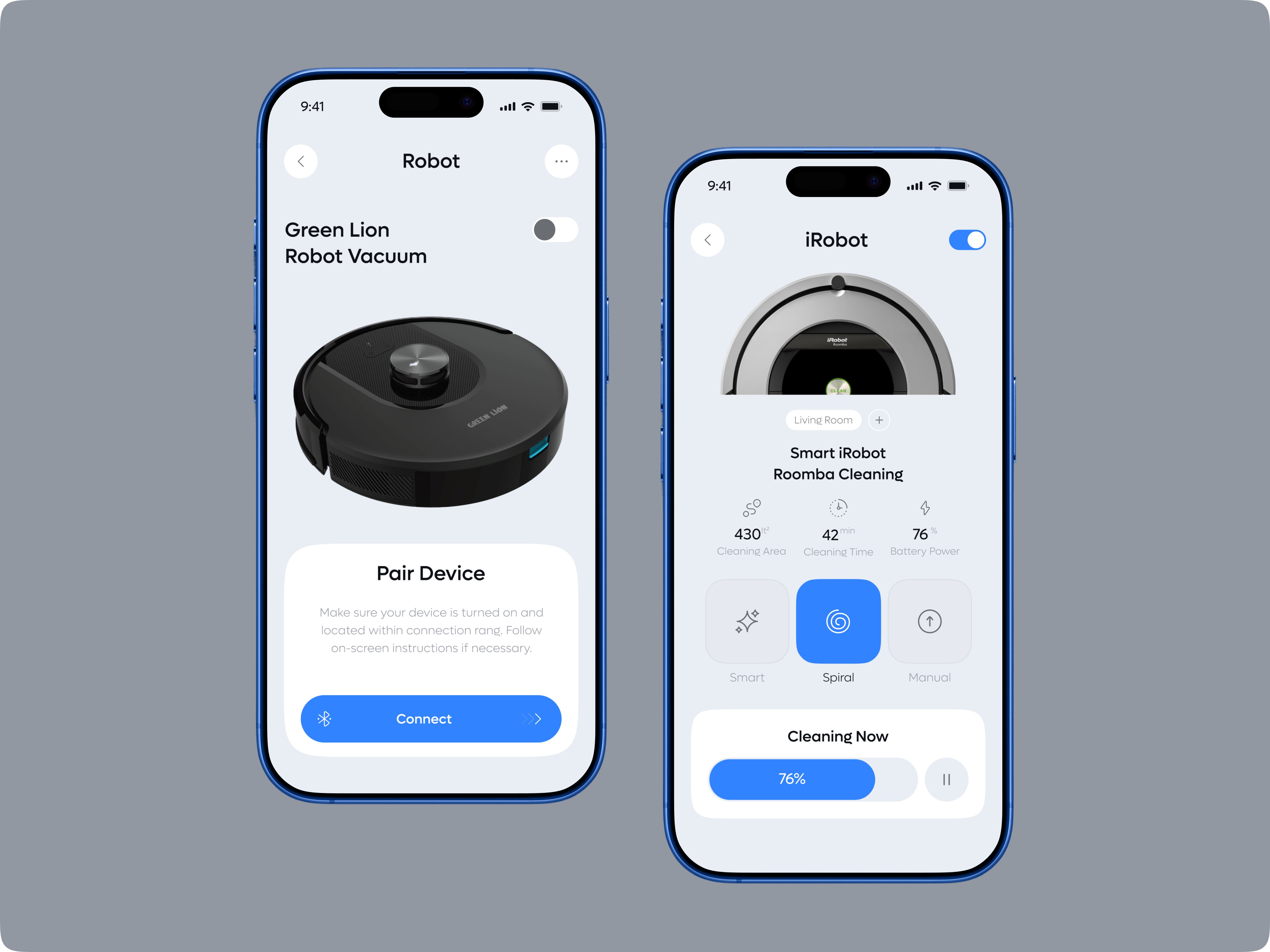 Smart Home Device Management App UI by Faruk Hossain on Dribbble