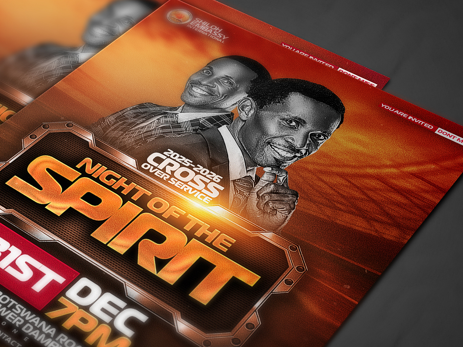 Cross over poster template by Premium City Graphics on Dribbble