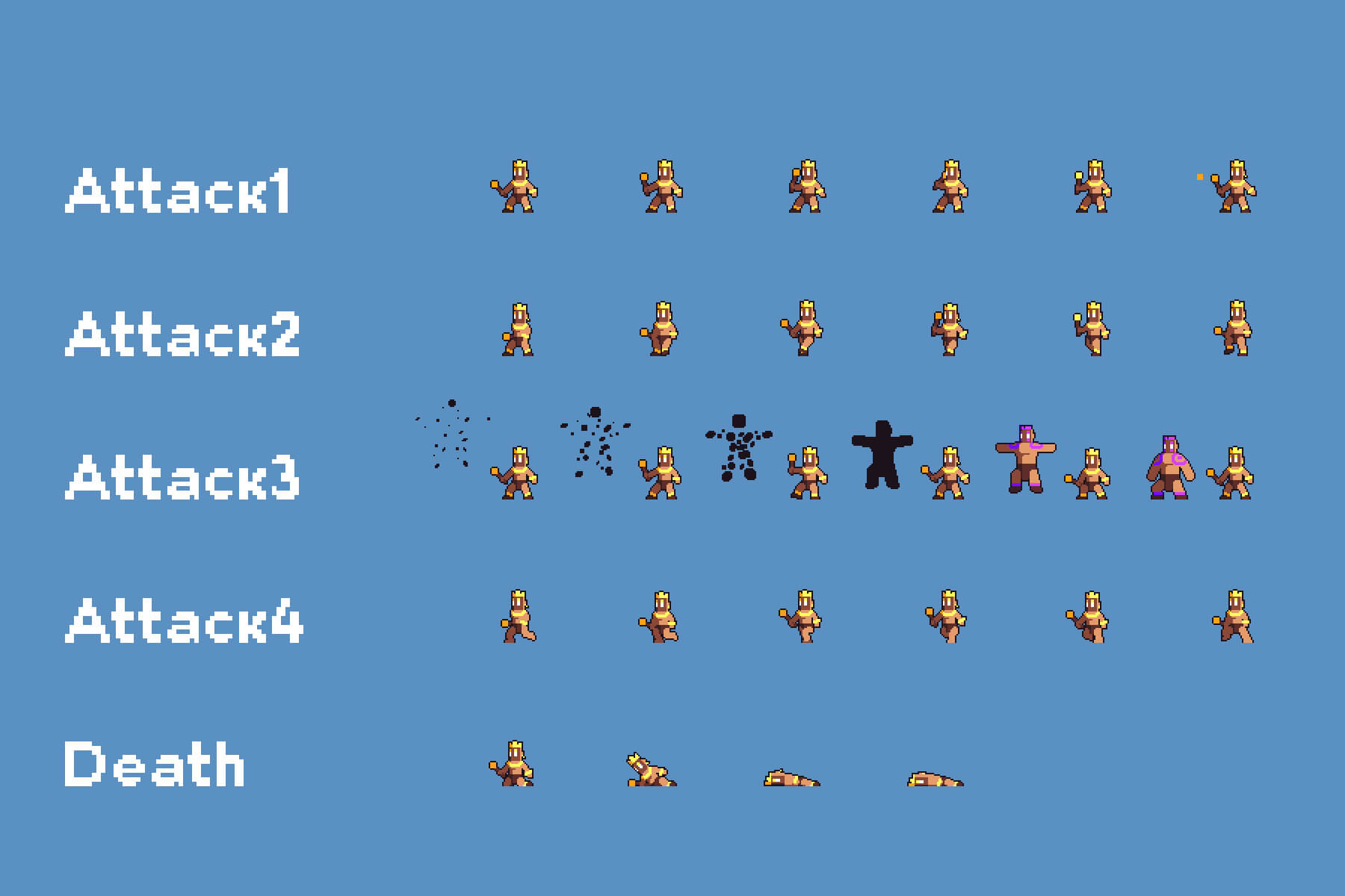 Free Forest Bosses Pixel Art Sprite Sheet Pack by 2D Game Assets on ...