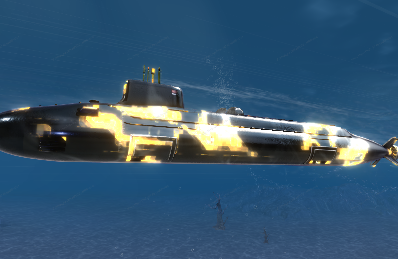 Stealth Submarine Animation by hightopo on Dribbble
