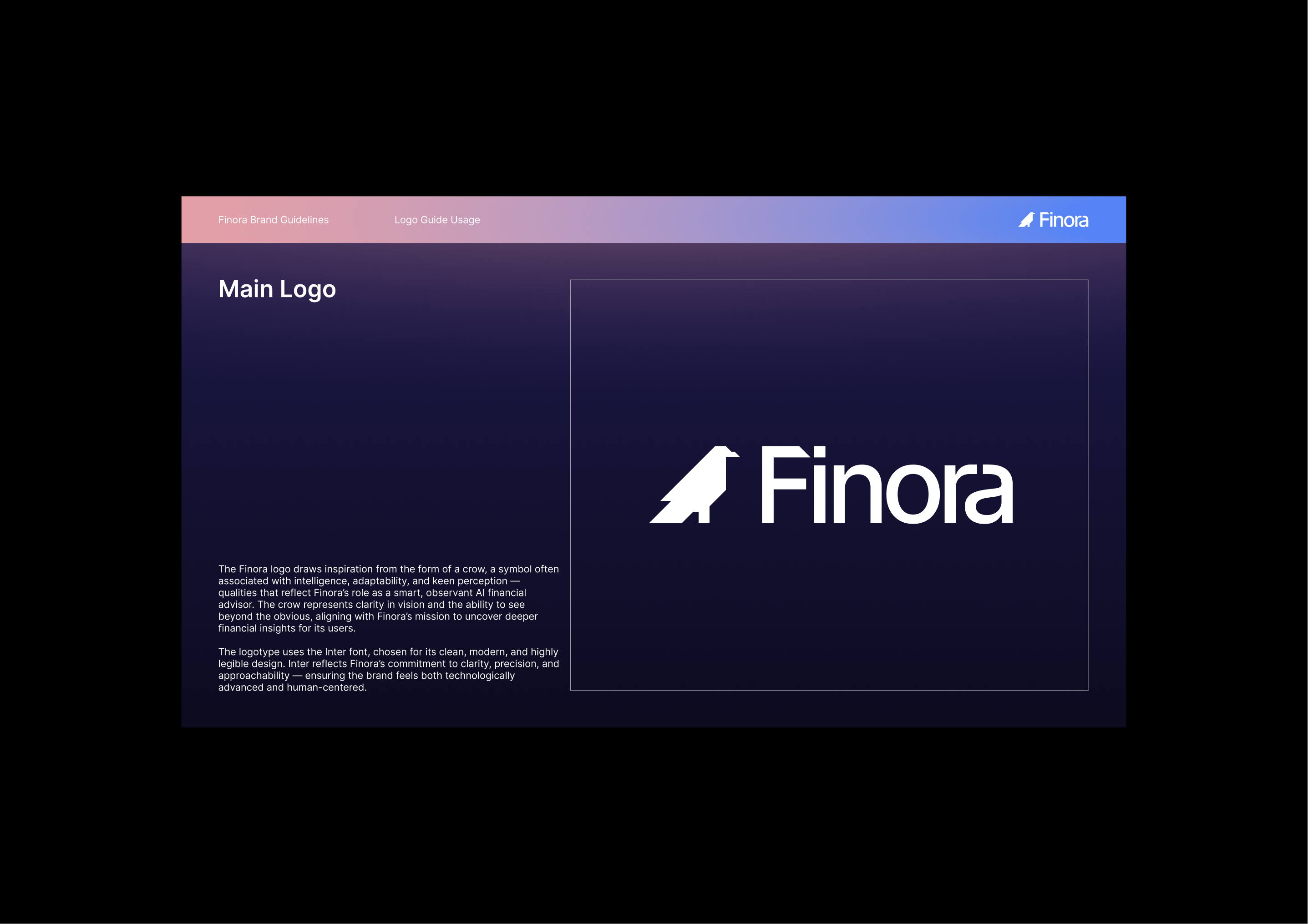 Finora: AI Finance Branding - Brand Guidelines by SlabPixel Designer ...