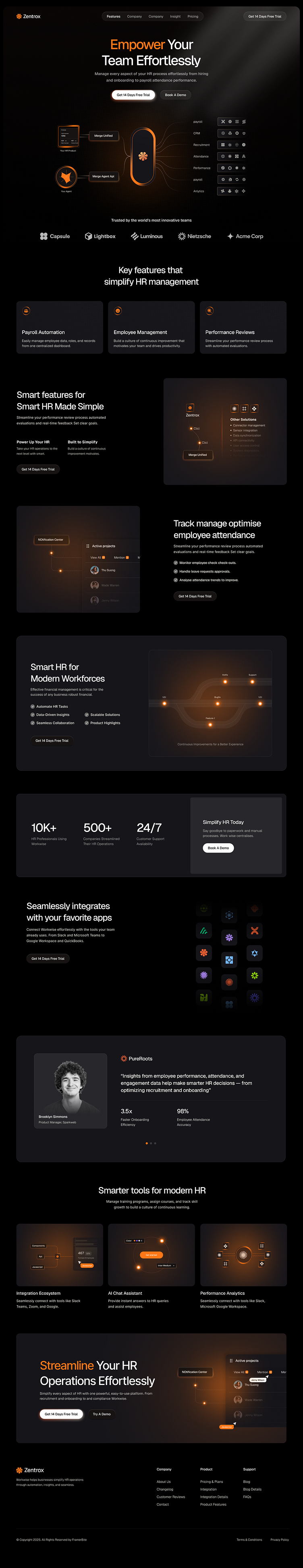 Remote AI Management Landing Page by Sumon Sen on Dribbble