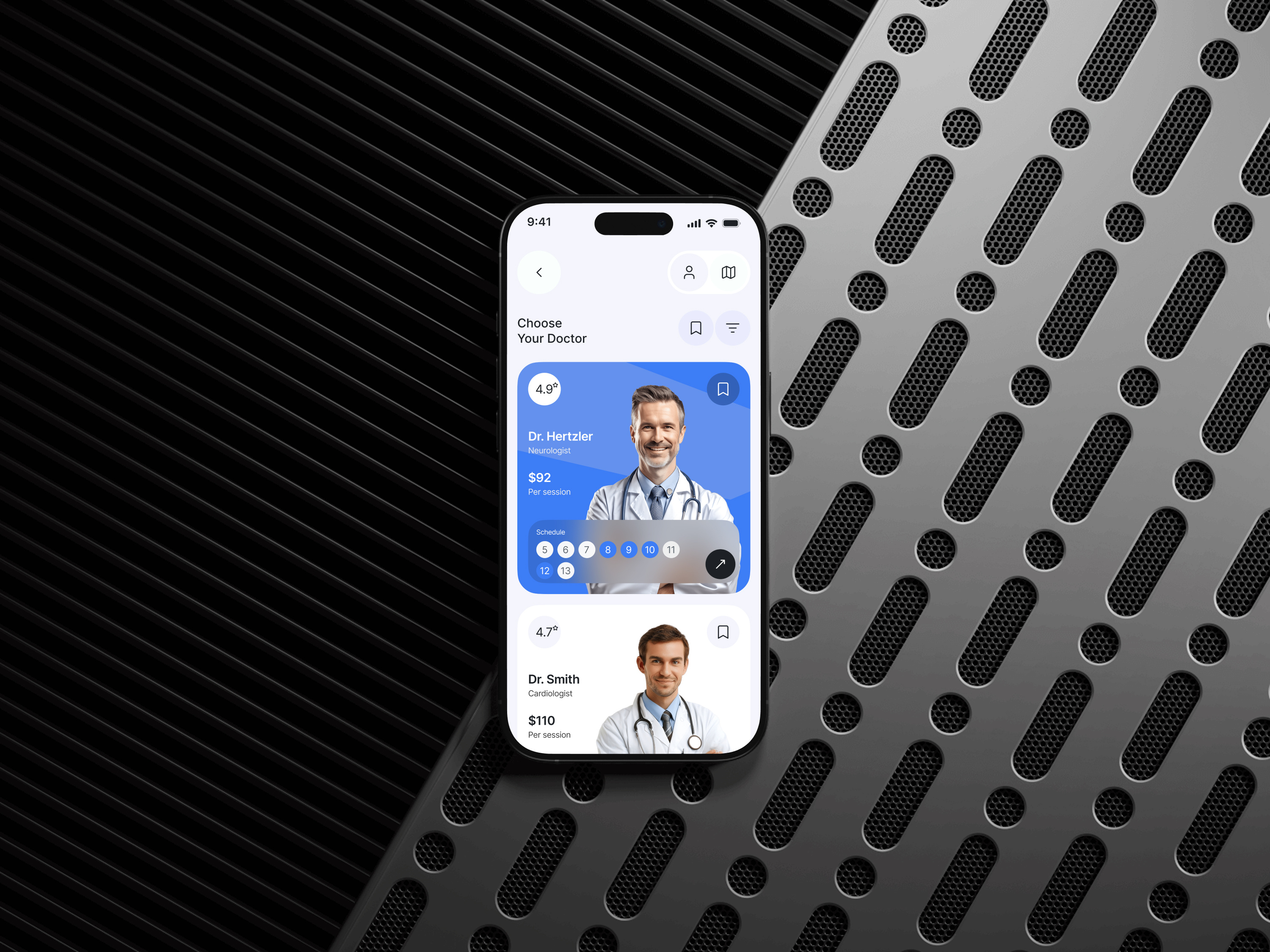 Doctor Appointment Mobile App by Oripio on Dribbble