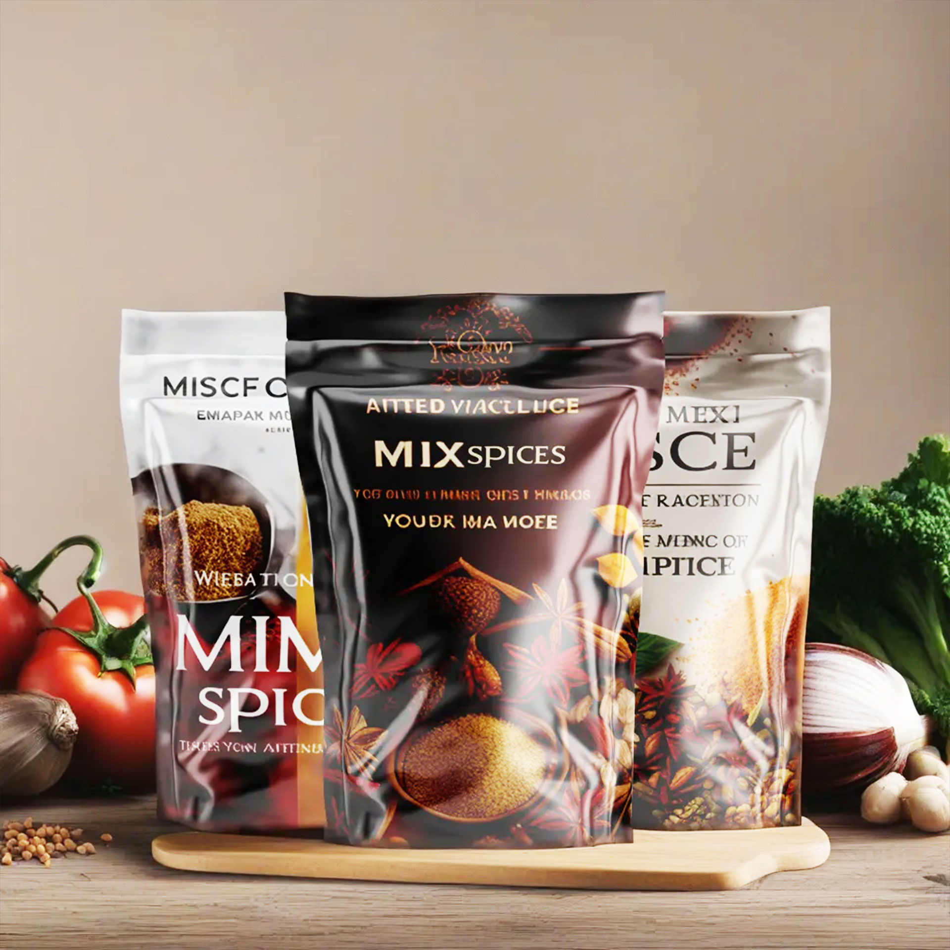 Cooking spices, Mix Powder Packaging and Label Designs by Mostakim ...