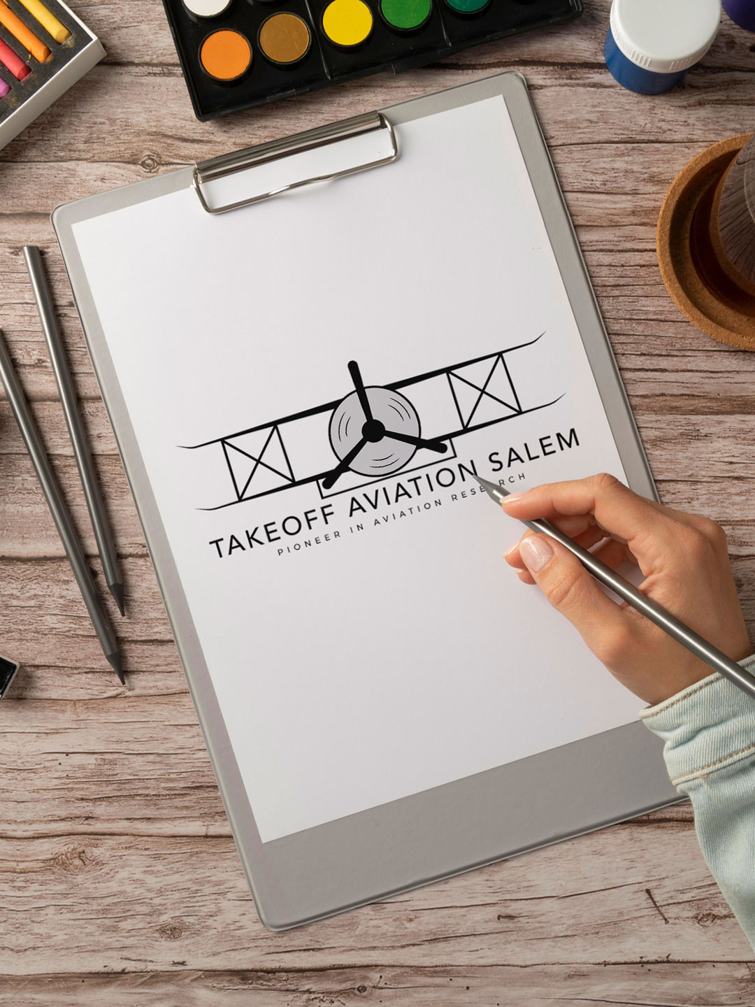 Takeoff Aviation Salem Logo Design by Coreform Design on Dribbble