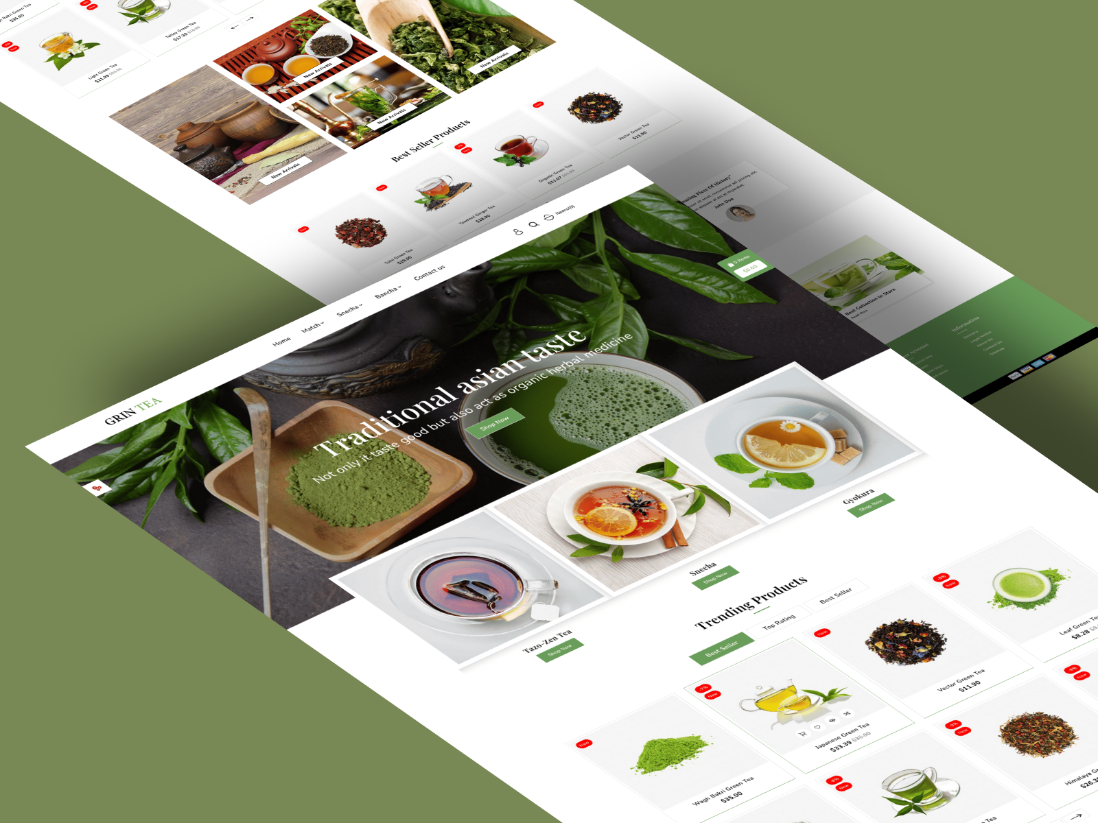 🌿 Modern E-commerce Web Design — Gree Web Solutions by Mayur Bhuva on ...