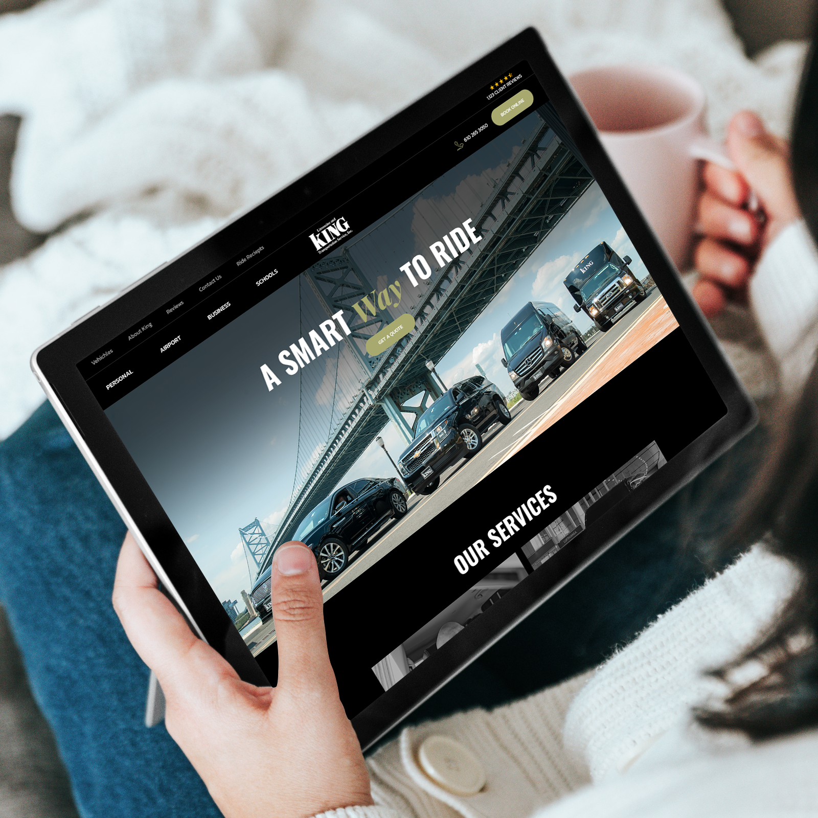 Transportation Services Landing Page Design by fox_webtech on Dribbble