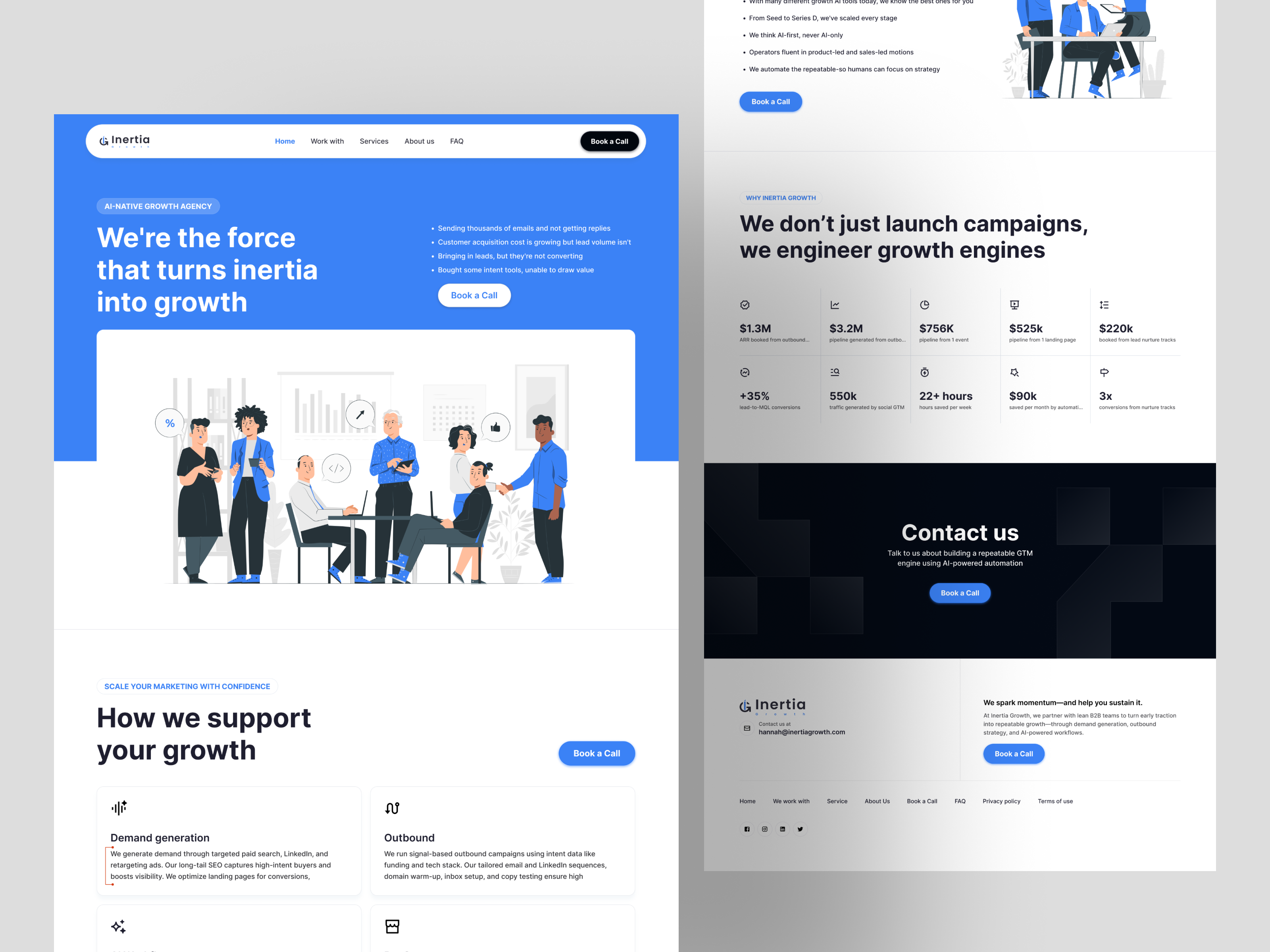 Inertia Growth – Digital marketing agency website by Wavespace – Web ...